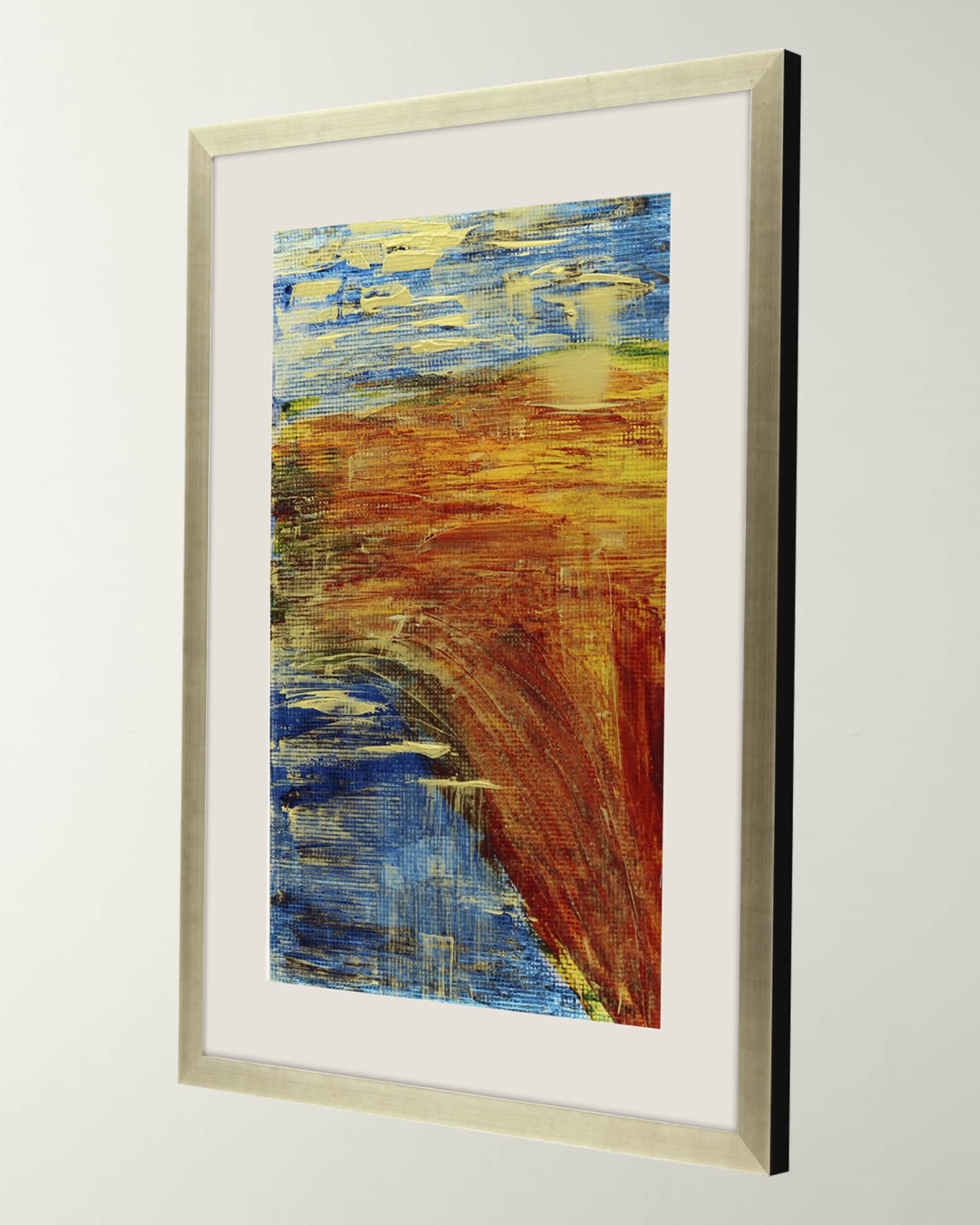 "Bodacious III" Framed Hand-Painted Wall Art | Neiman Marcus