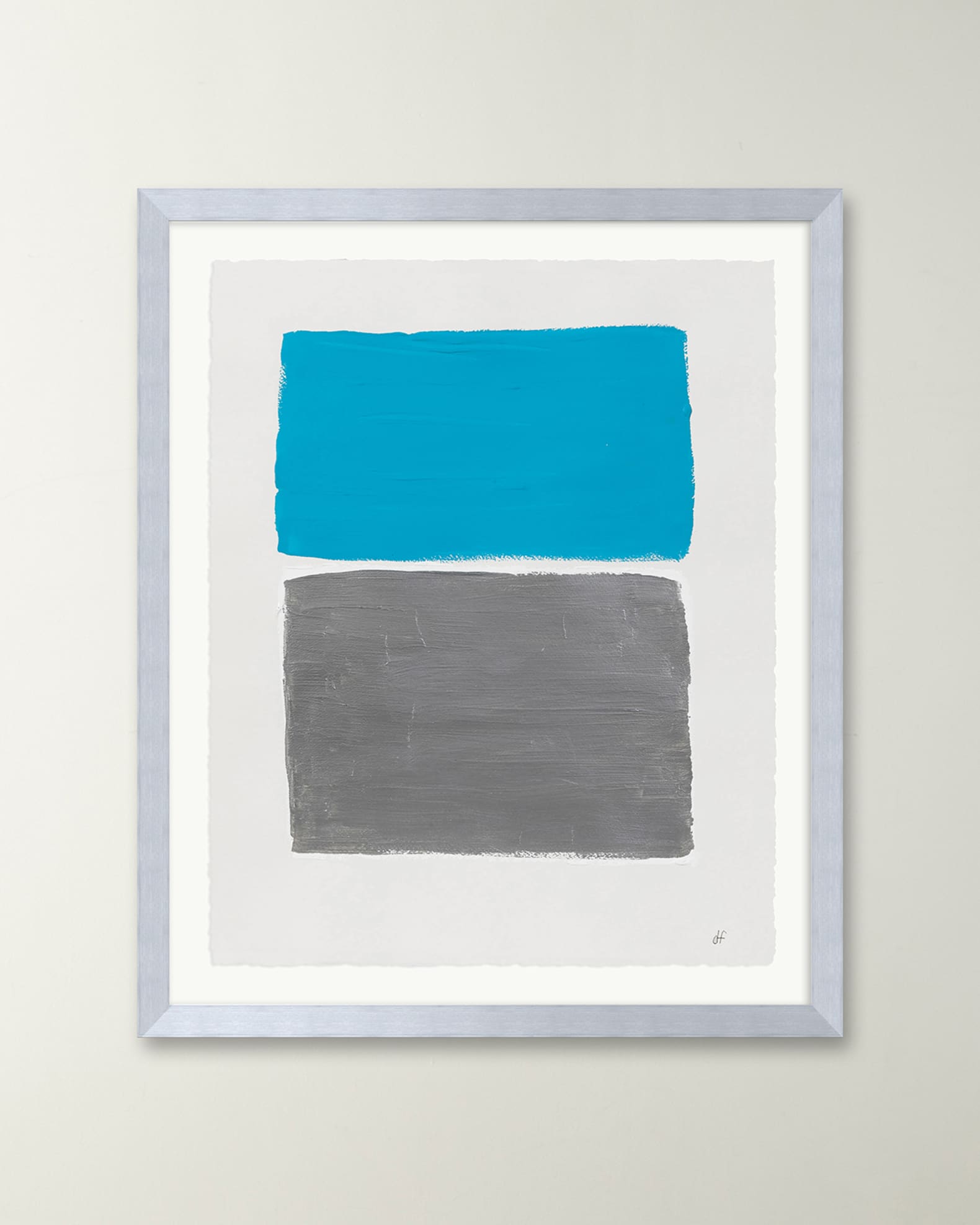 RFA Fine Art "Platinum Sky 3" Framed Acrylic Painting by Deborah Fine ...