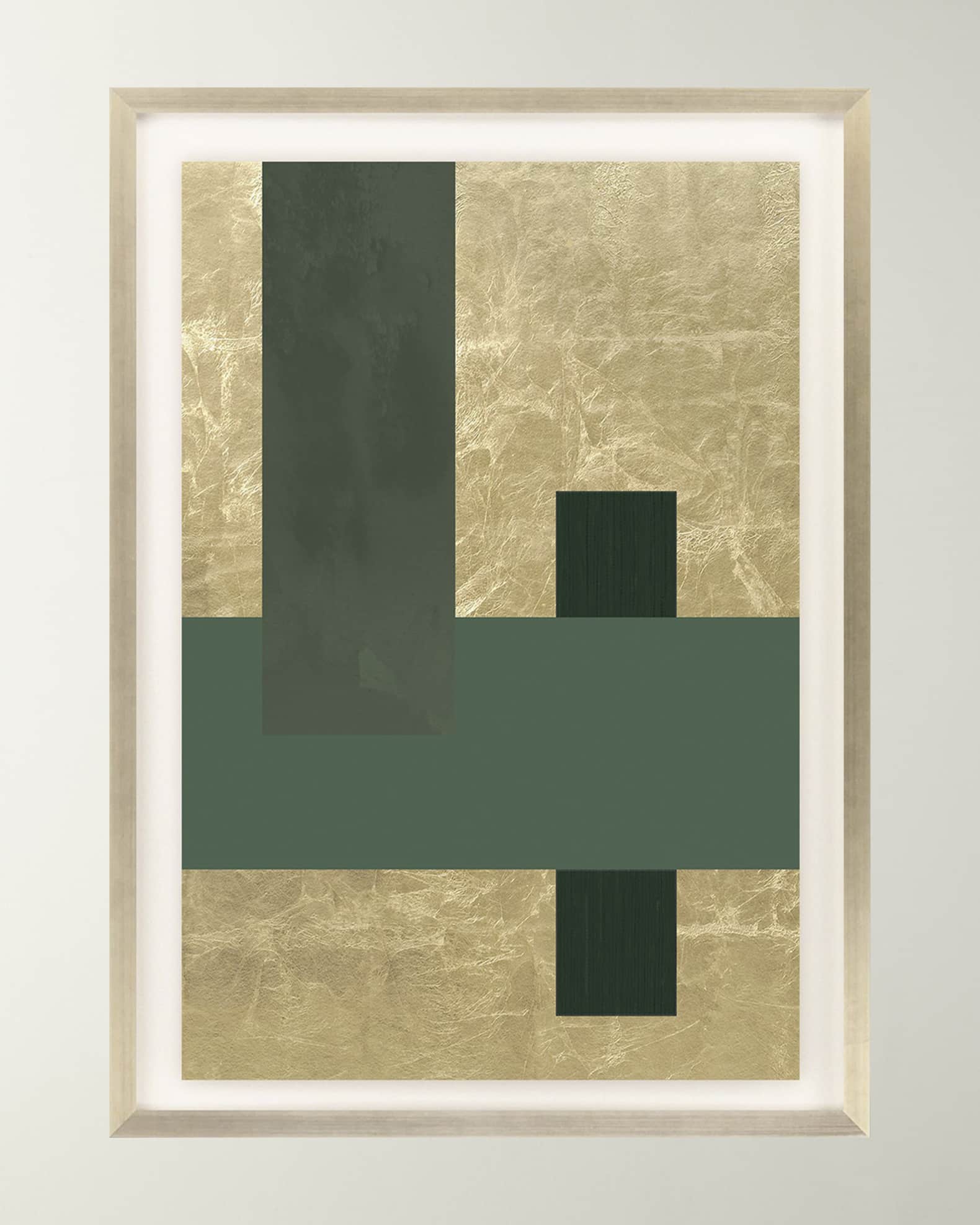 Gold Colorblock Wall Art Collection | Neiman Marcus