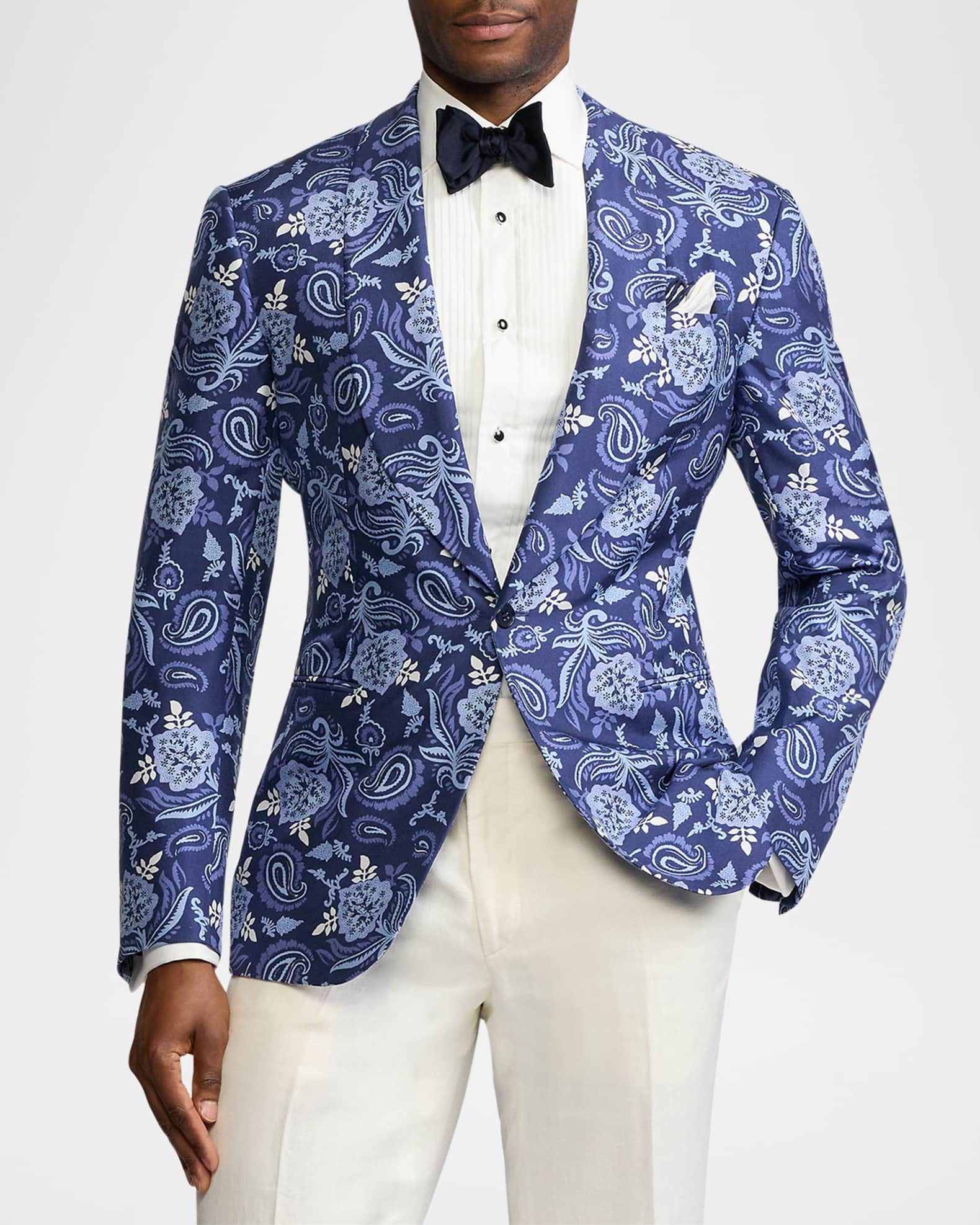 Ralph Lauren Purple Label Men's Kent Paisley Silk Sport Coat | Neiman ...