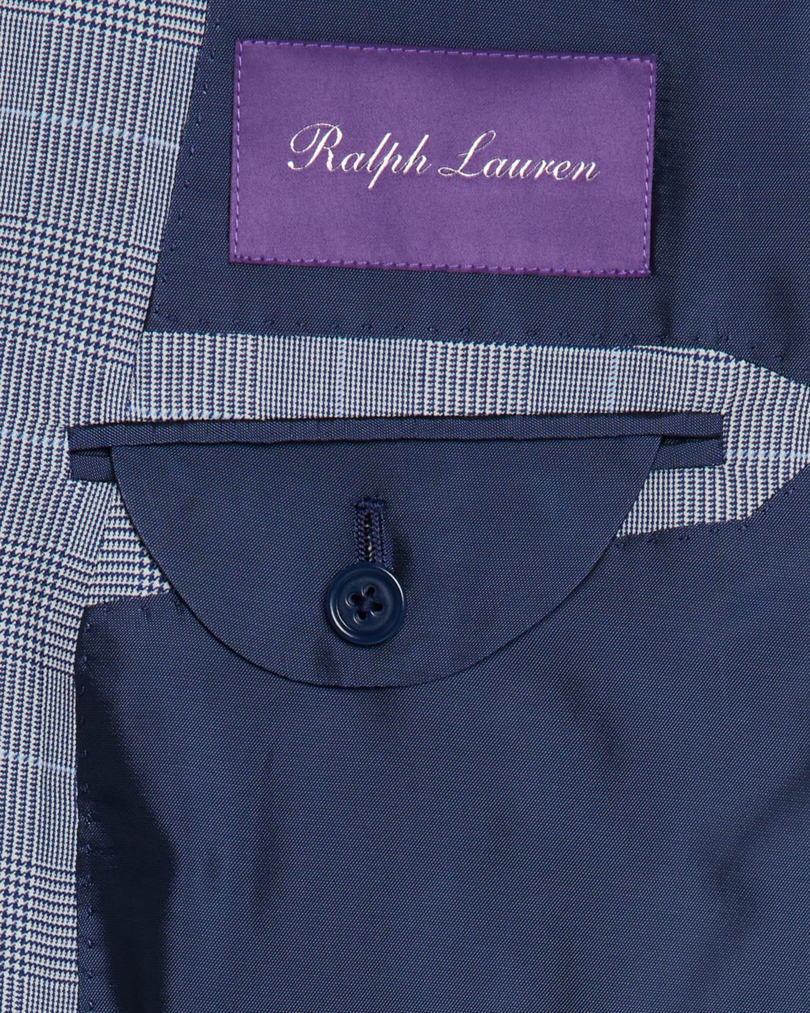 Ralph Lauren Purple Label Men's Kent Hand-Tailored Glen Plaid Suit ...