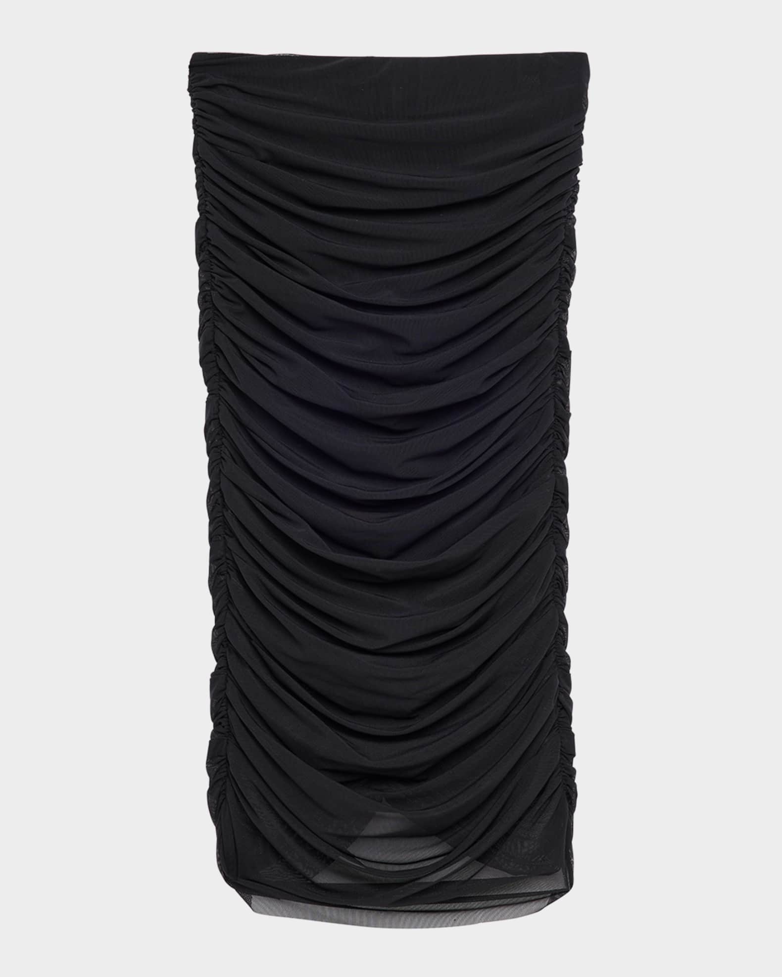 ALICE + OLIVIA Kennah Ruched Skirt | Neiman Marcus
