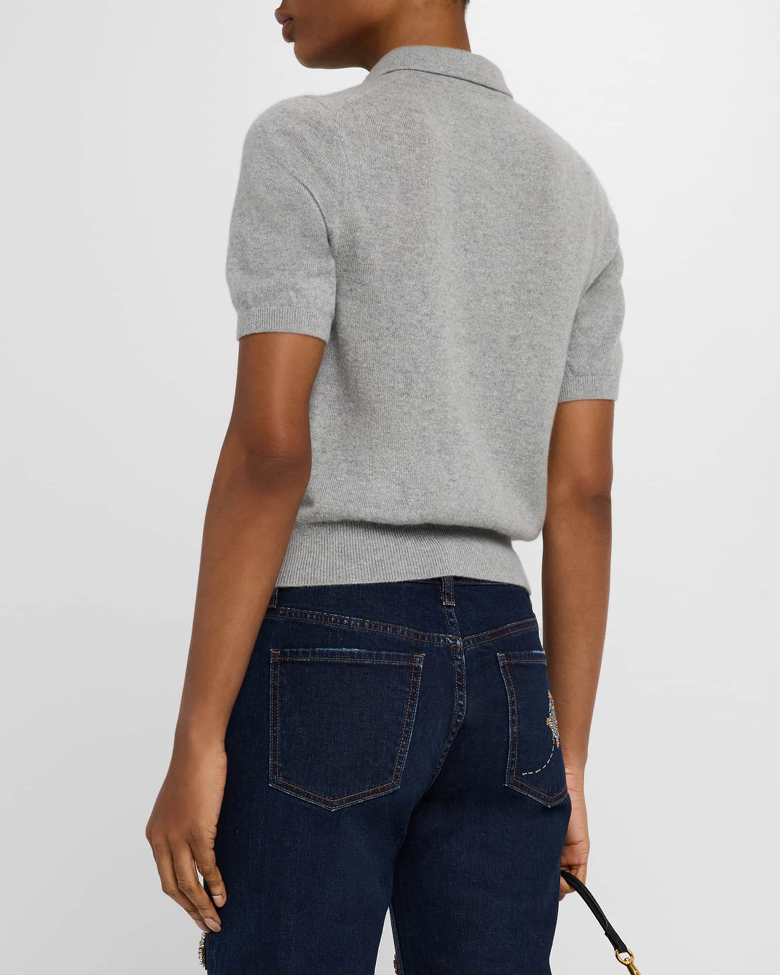 Libertine Turtle Time Cashmere Polo Sweater | Neiman Marcus