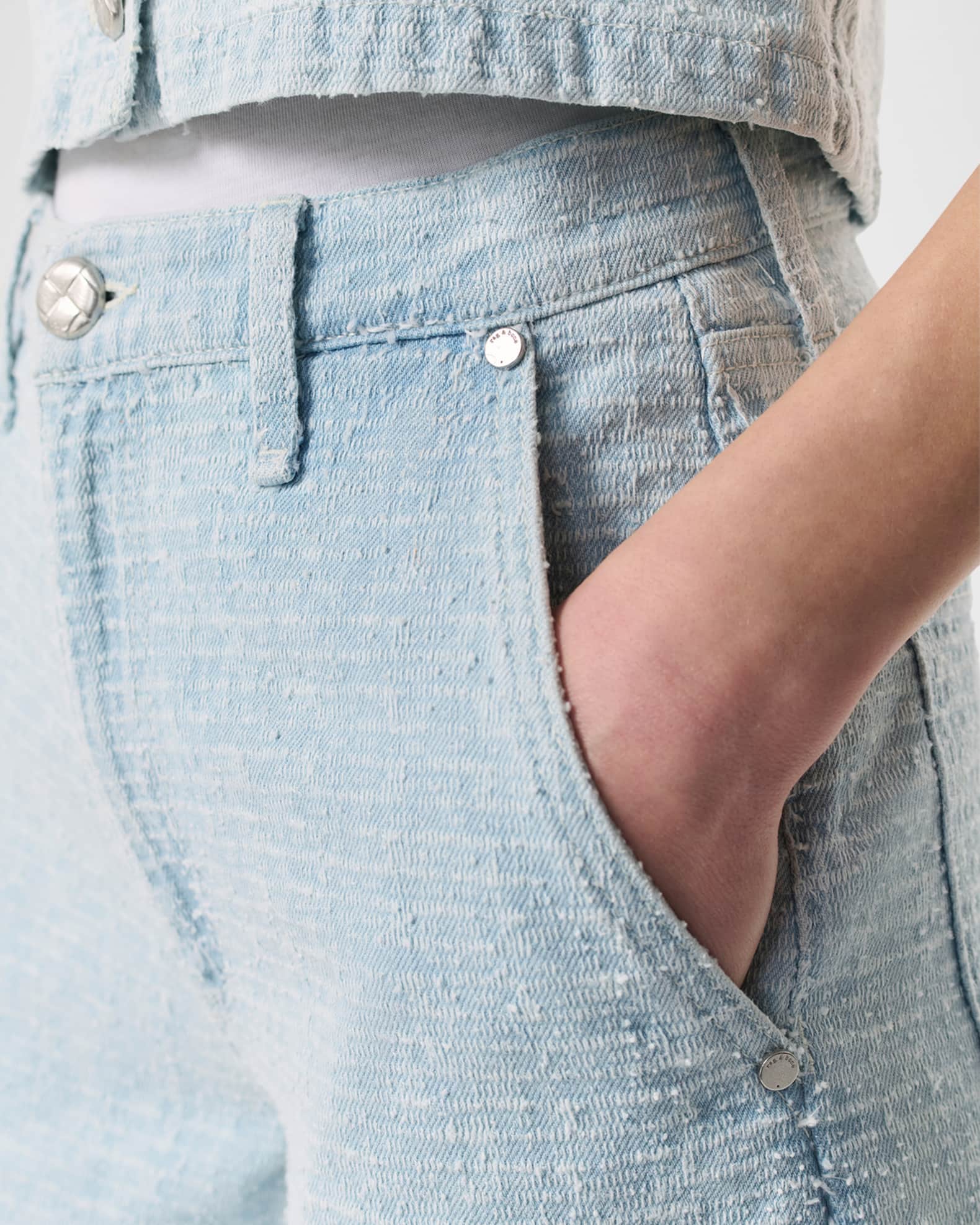 Rag & Bone Sofie High-Rise Tailored Trouser Jeans | Neiman Marcus
