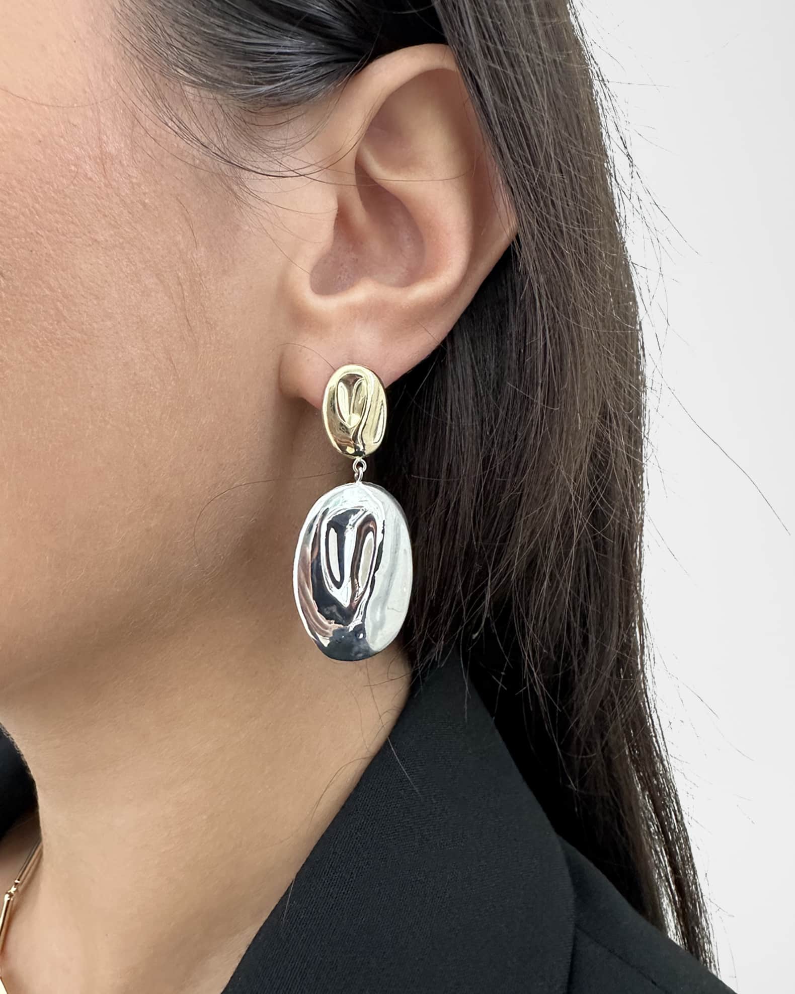 Jennifer Zeuner Havana Two-Tone Drop Earrings | Neiman Marcus