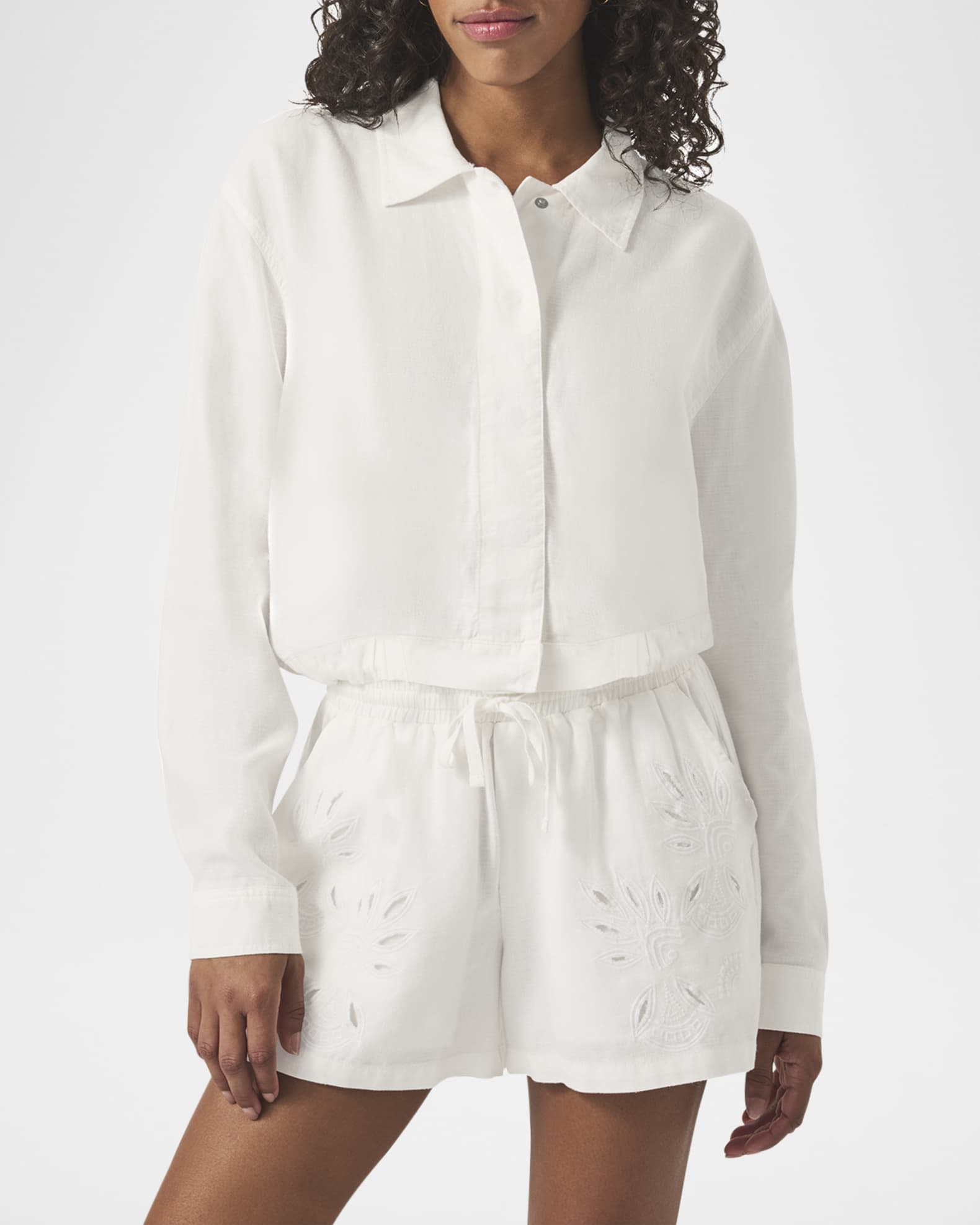 Splendid Cayden Embroidered Jacket | Neiman Marcus