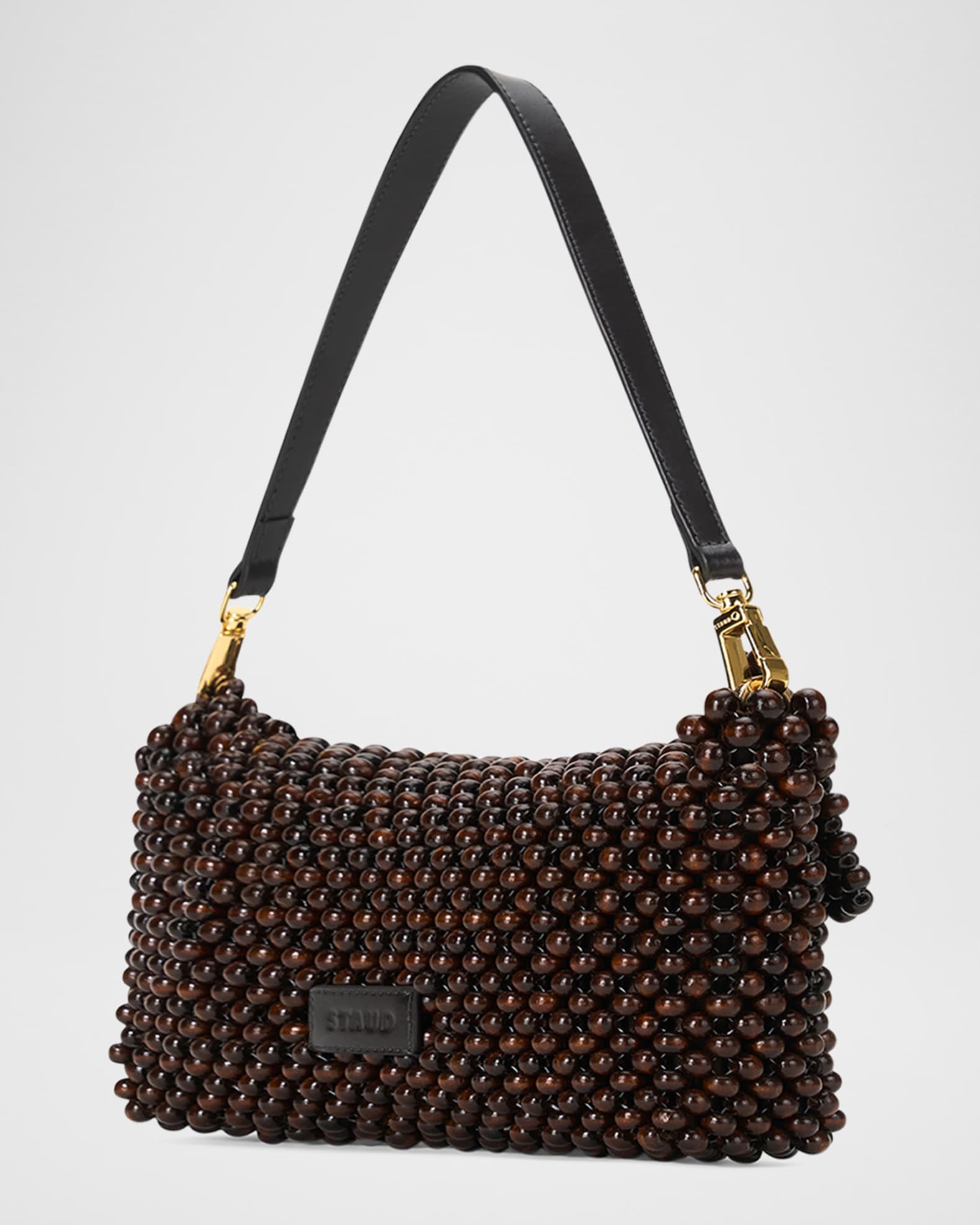 STAUD Timmy Beaded Shoulder Bag | Neiman Marcus