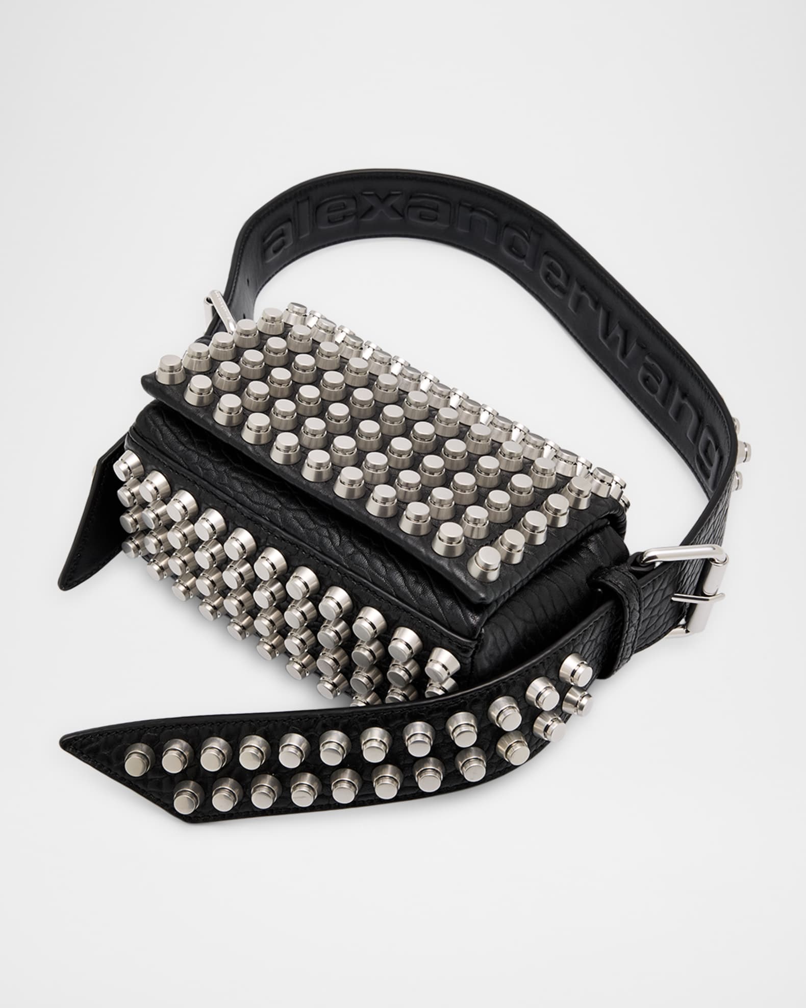 Alexander Wang Ricco Small Flap Leather Shoulder Bag | Neiman Marcus