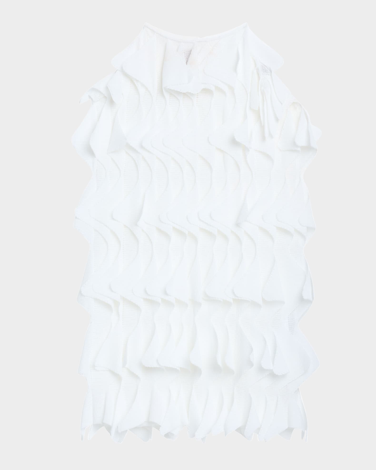 Missoni Wavy Ruffle Sleeveless Top | Neiman Marcus