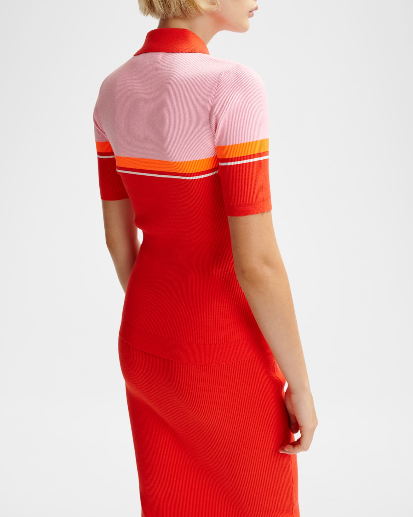 Essentiel Antwerp Haustral Ribbed Polo | Neiman Marcus