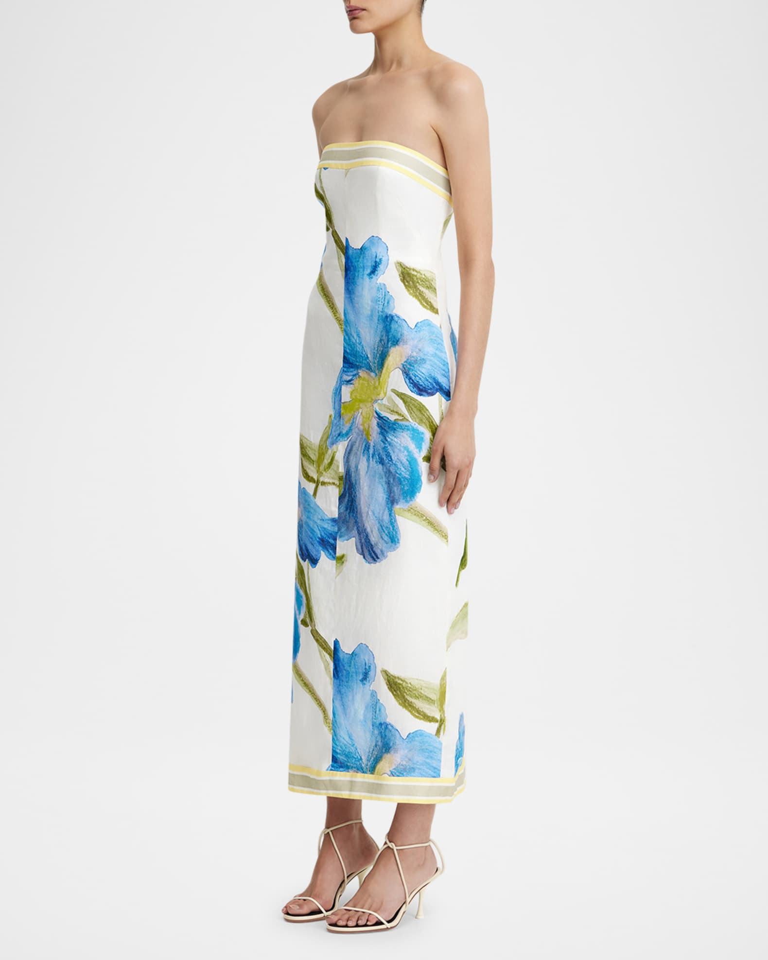 Significant Other Tess Strapless Midi Dress | Neiman Marcus