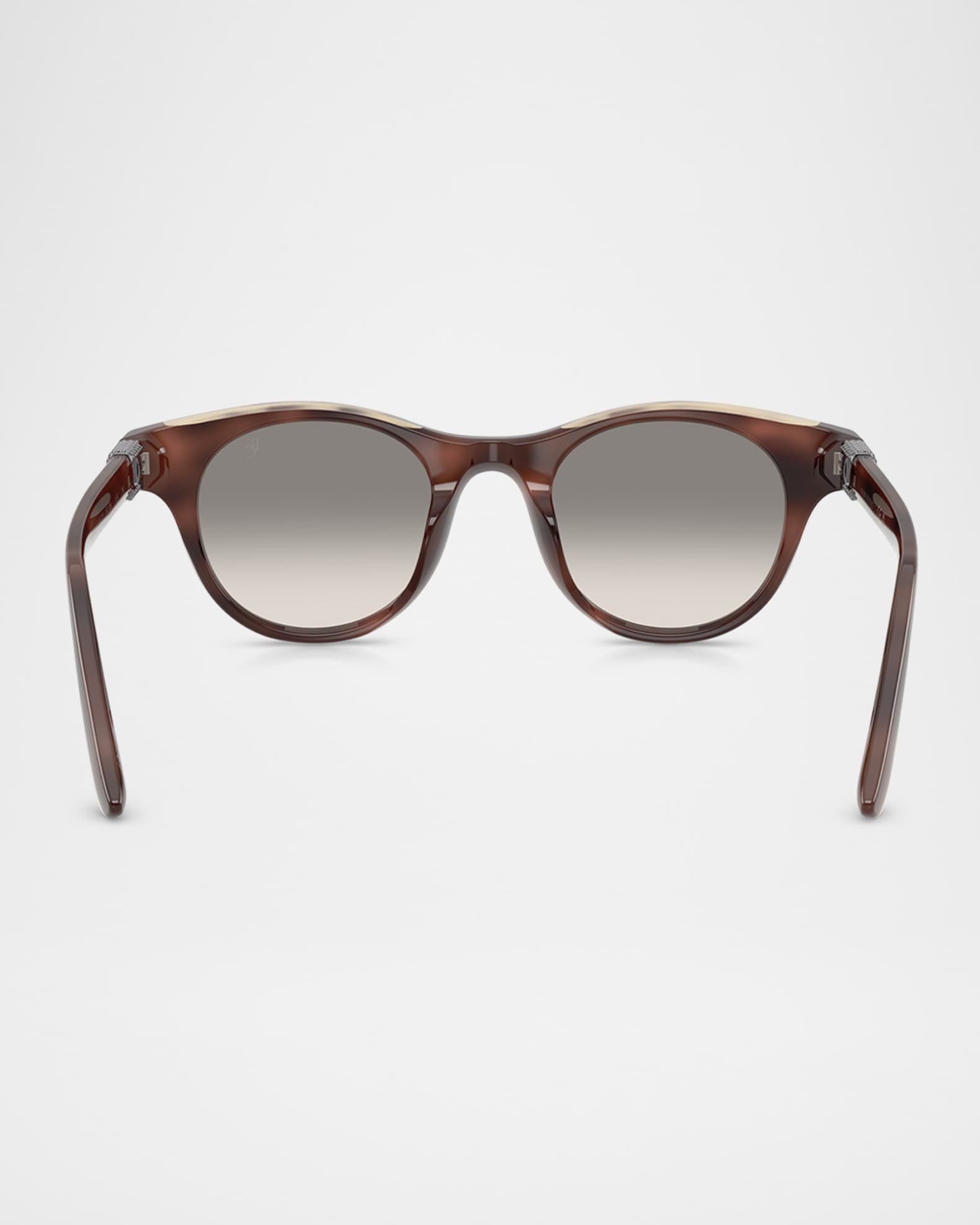 Brunello Cucinelli Acetate Round Sunglasses | Neiman Marcus