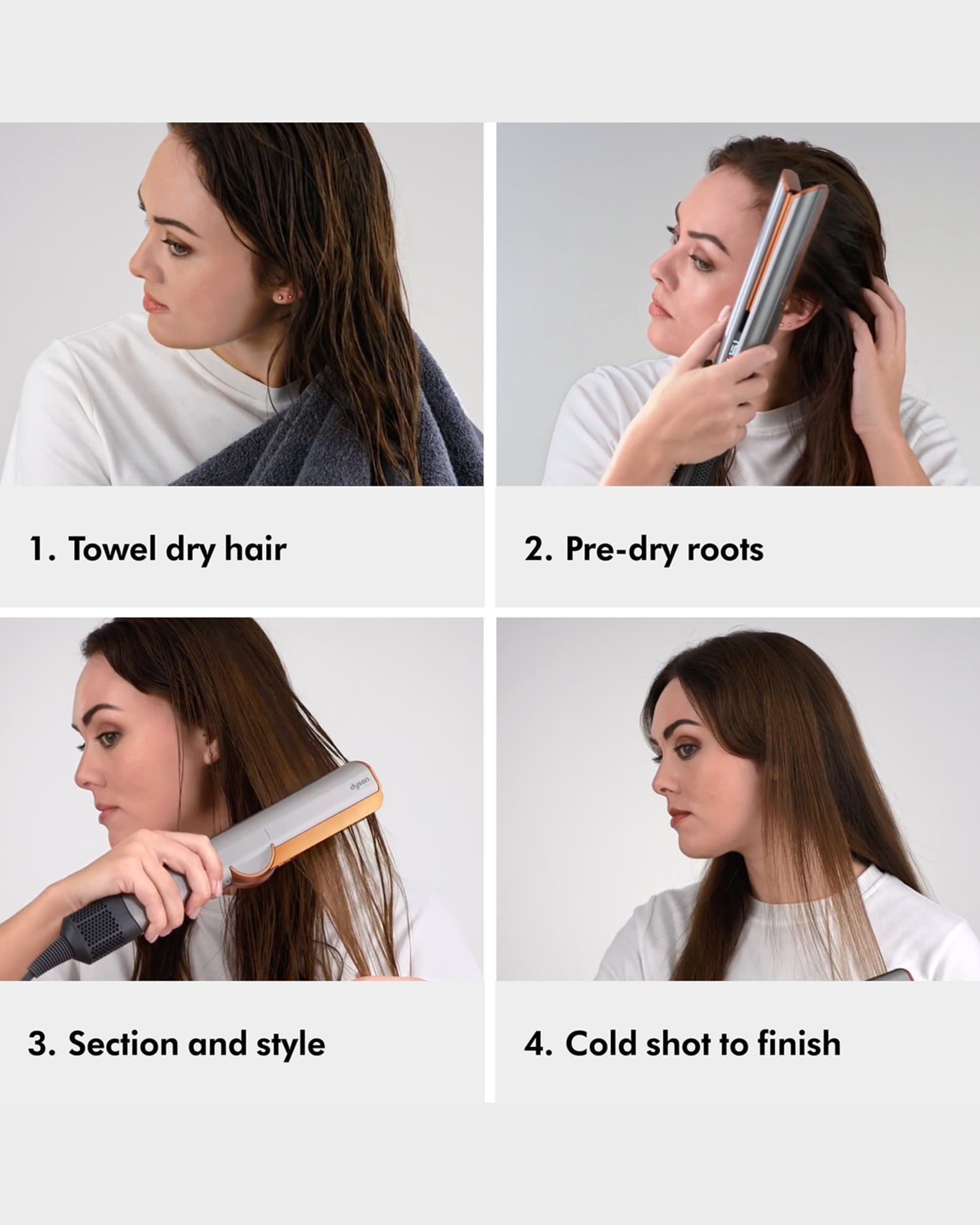 Dyson Limited Edition Airstrait Wet-to-Dry Straightener in Jasper Plum ...