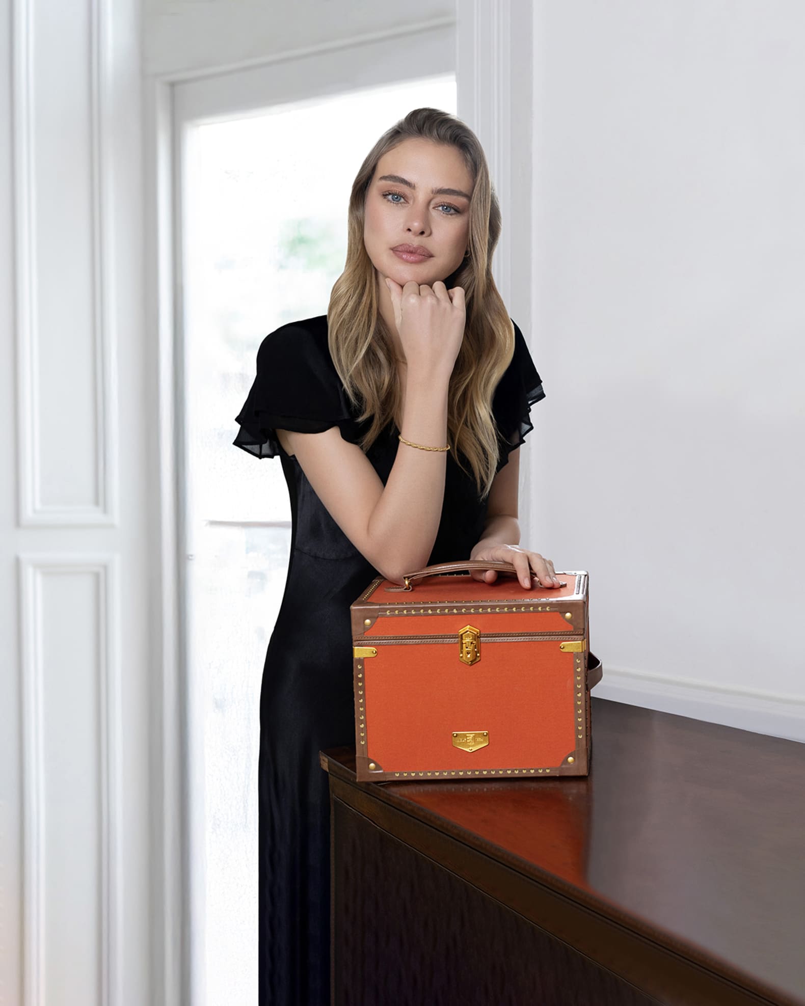 WOLF Ida Trunk Jewelry Box | Neiman Marcus