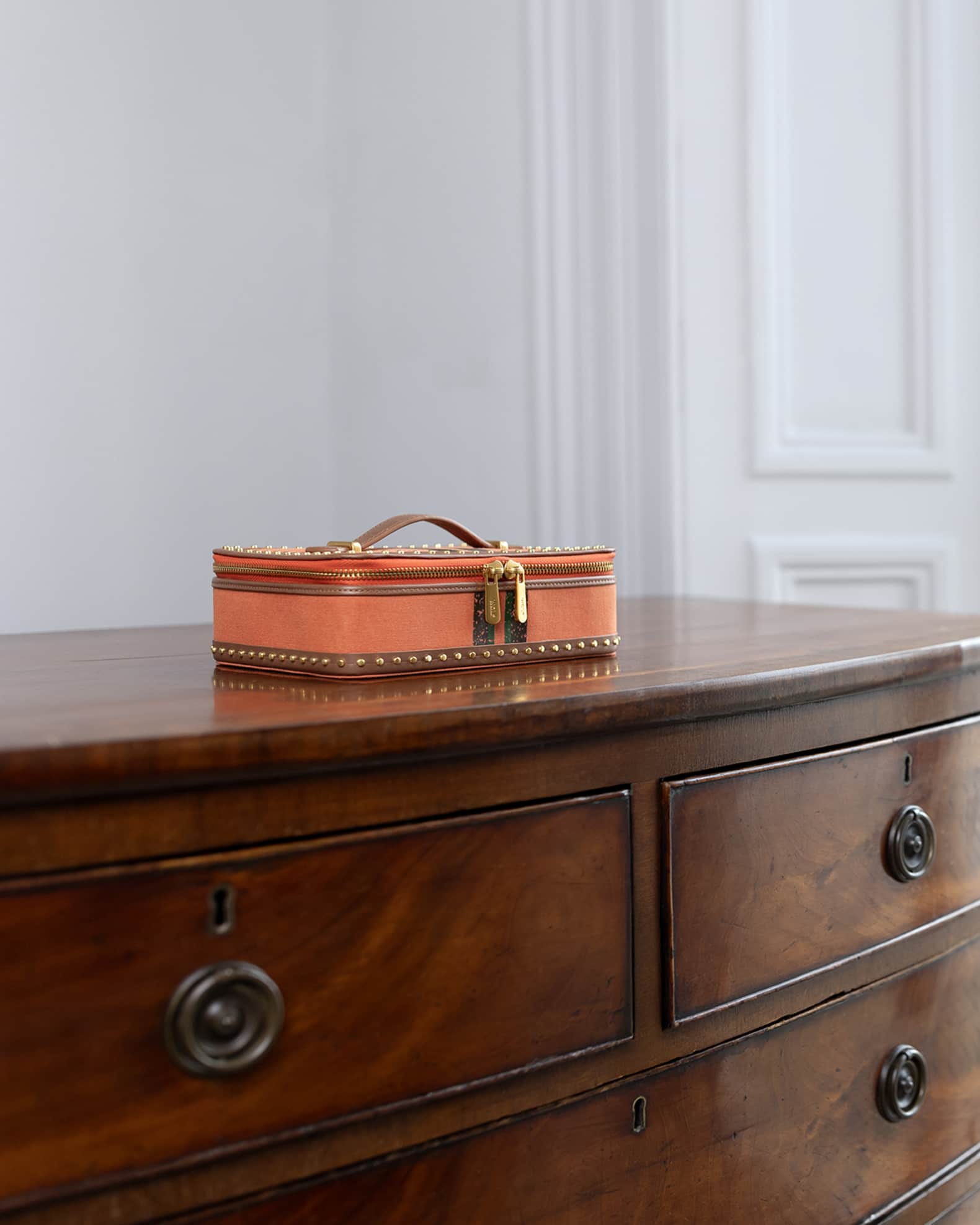 WOLF Ida Travel Zip Jewelry Case | Neiman Marcus