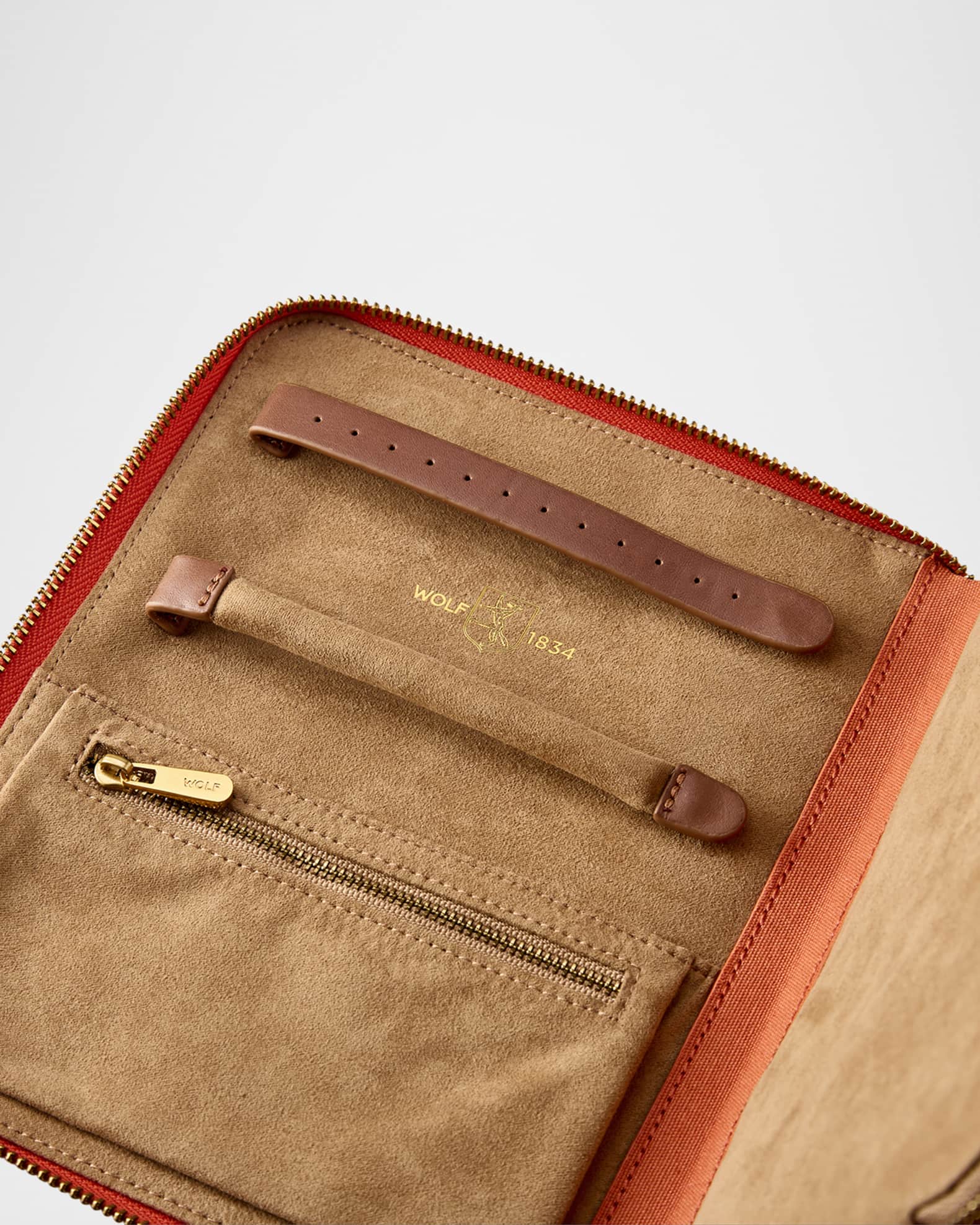 WOLF Ida Travel Zip Jewelry Portfolio | Neiman Marcus