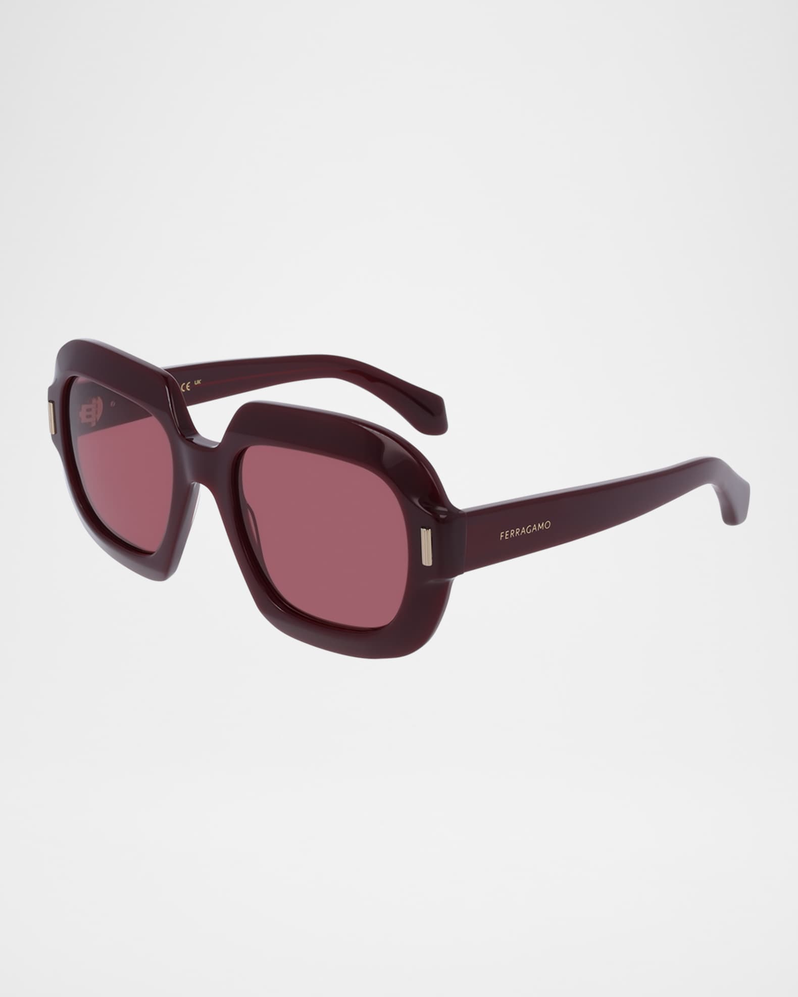 Ferragamo Butterfly Rayon Blend Sunglasses | Neiman Marcus