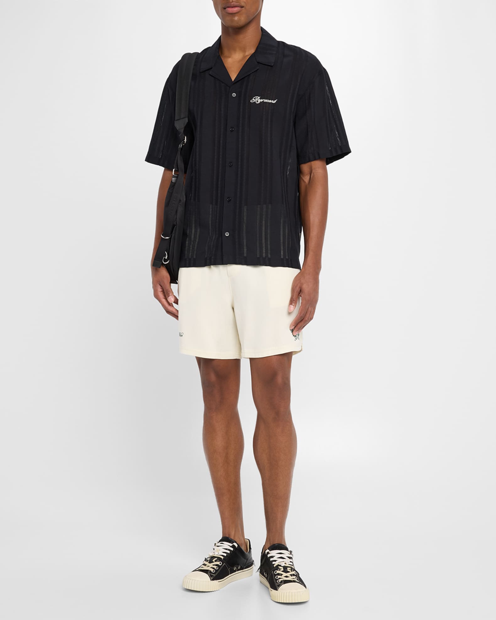 REPRESENT Men's Crest Twill Elastic-Waist Shorts | Neiman Marcus