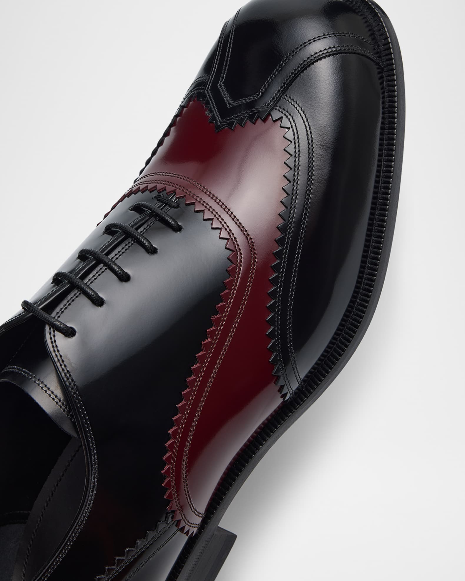 Bally Men's Steel Two-Tone Wingtip Derby Shoes | Neiman Marcus