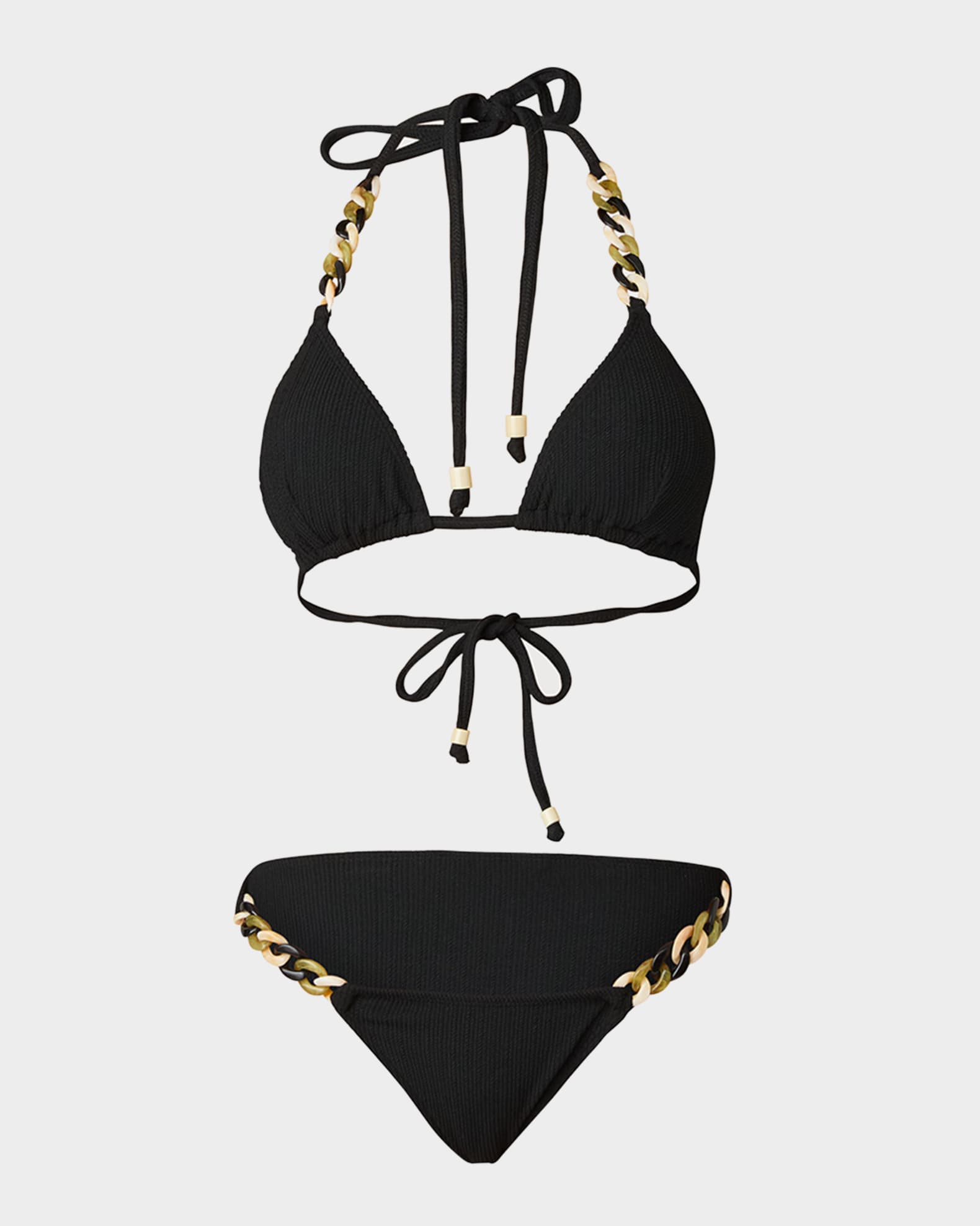 Shoshanna Chain Classic Bikini Bottoms | Neiman Marcus