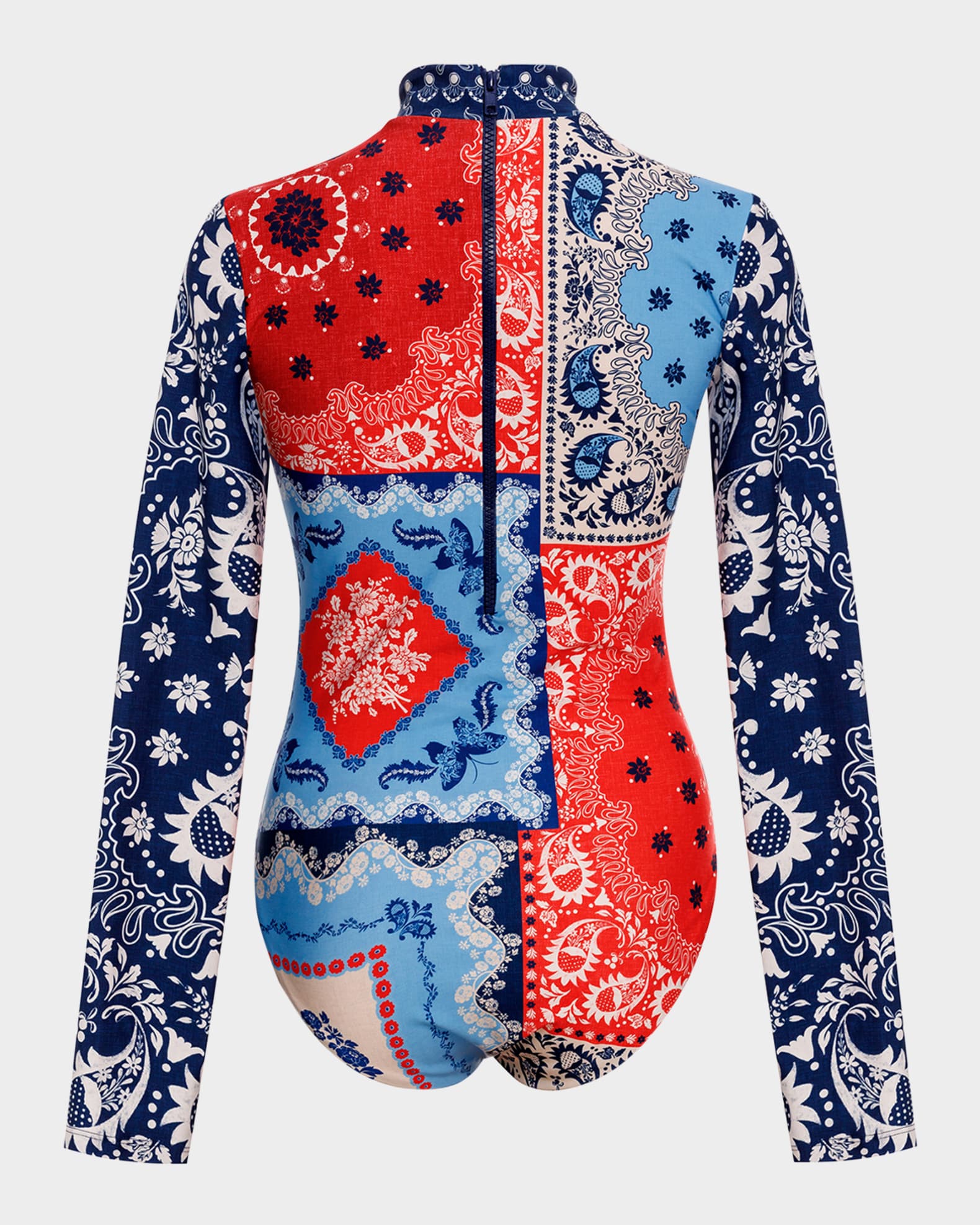 Agua Bendita Mei Atma Rashguard One-Piece Swimsuit | Neiman Marcus