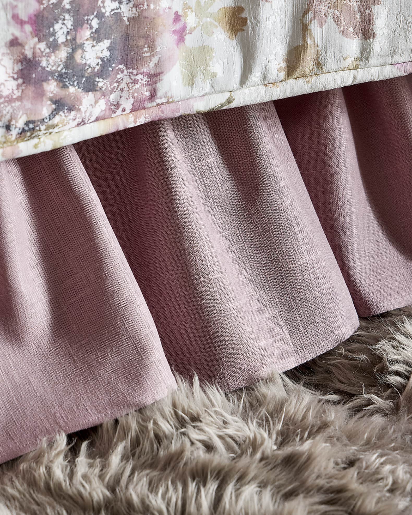 Sherry Kline Home Ruffled King Bed Skirt | Neiman Marcus