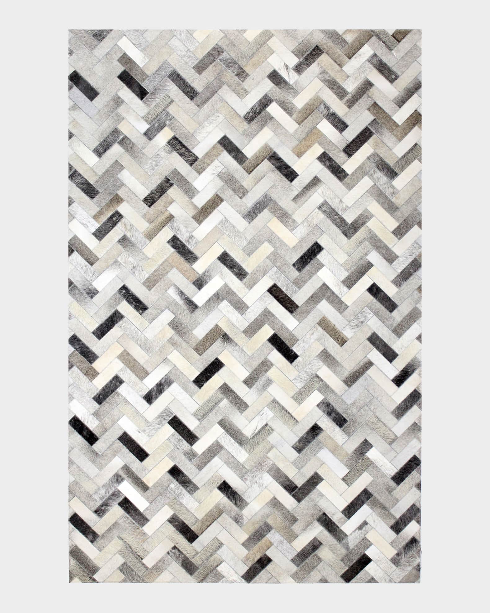 Quentin Hand-Stitched Hair on Hide Rug, 9' x 12' | Neiman Marcus