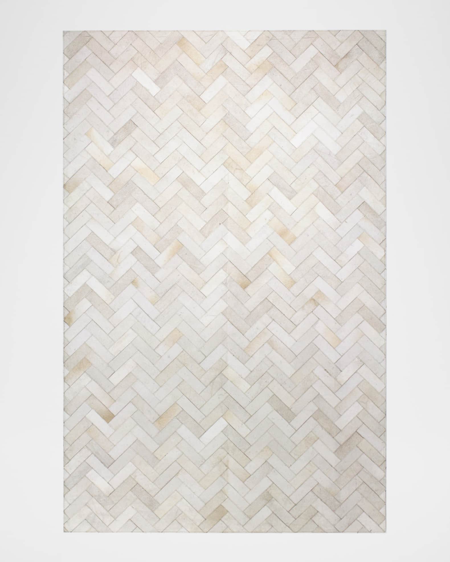 Quentin Hand-Stitched Hair on Hide Rug, 5' x 8' | Neiman Marcus