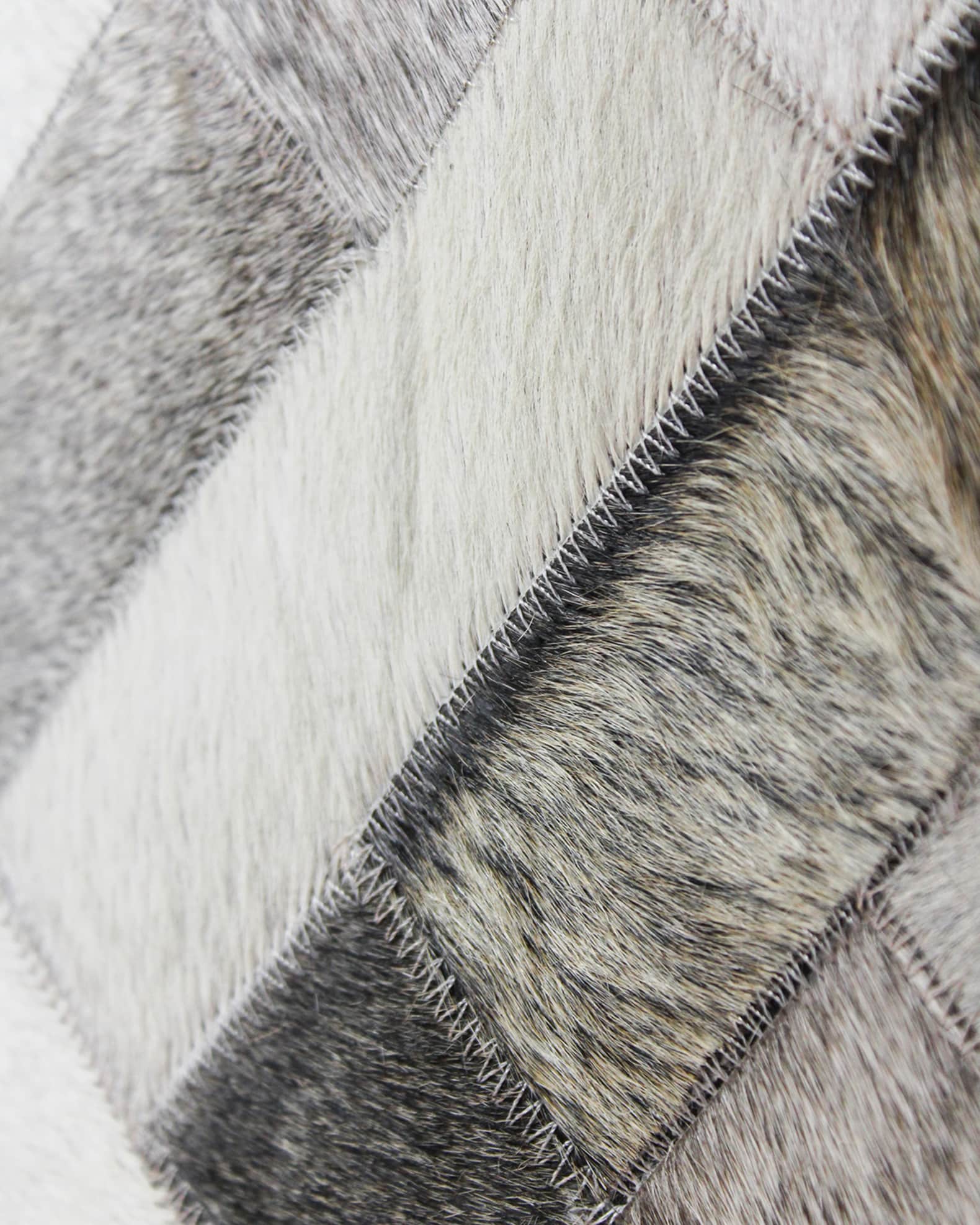 Quentin Hand-Stitched Hair on Hide Rug, 4' x 6' | Neiman Marcus