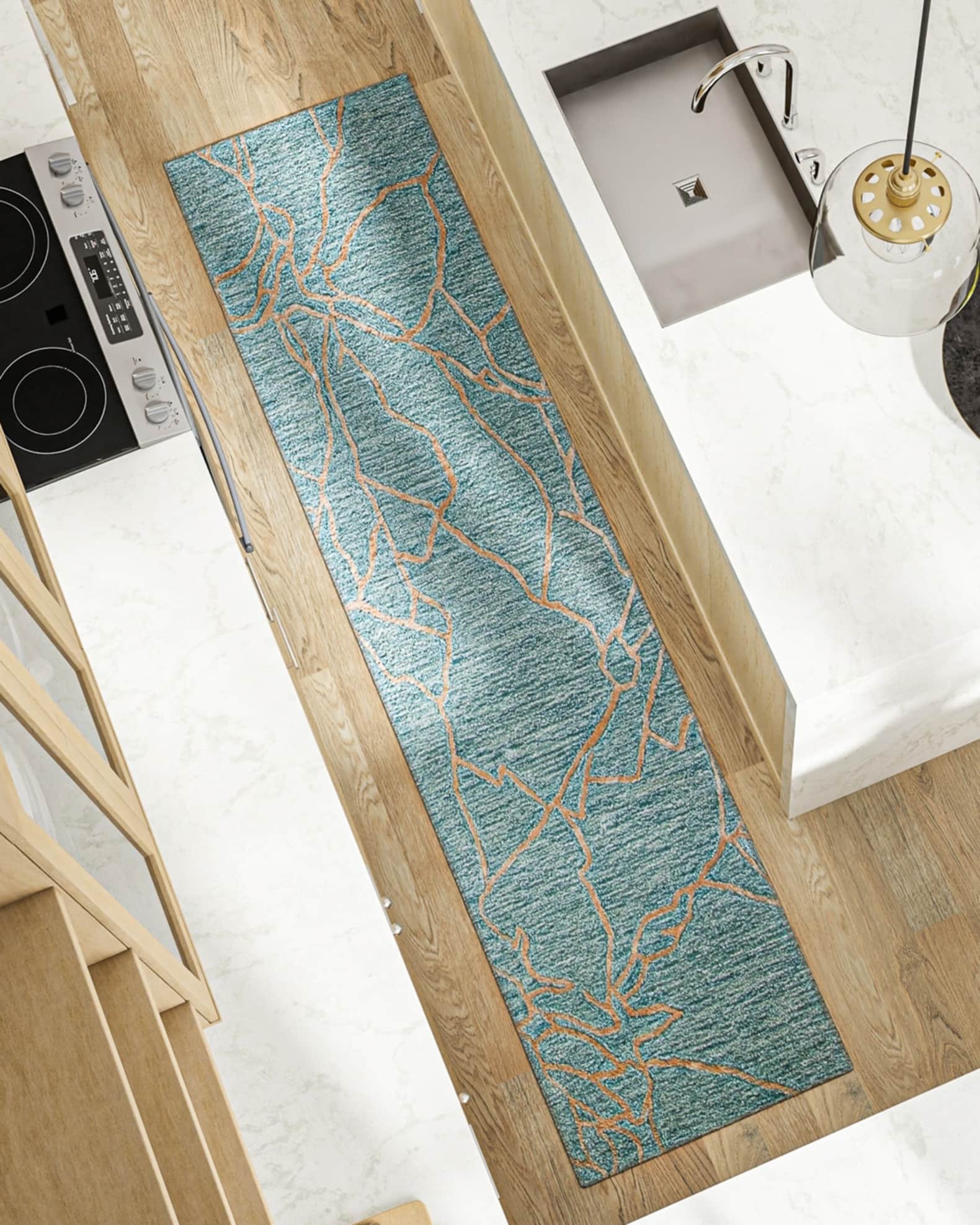 Patricia Hand-Tufted Runner, 3' x 8' | Neiman Marcus