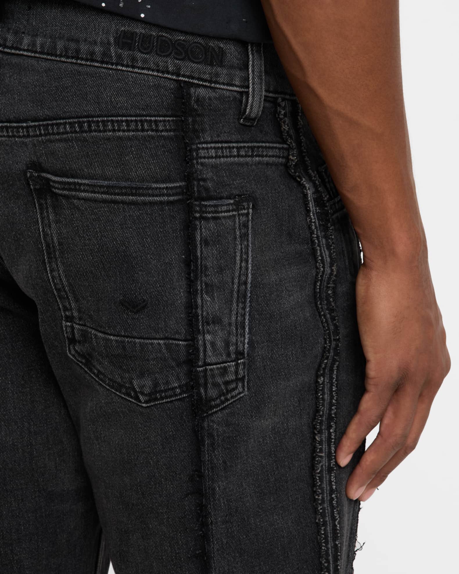 Hudson Men's Walker Reconstructed Kick Flare Jeans | Neiman Marcus