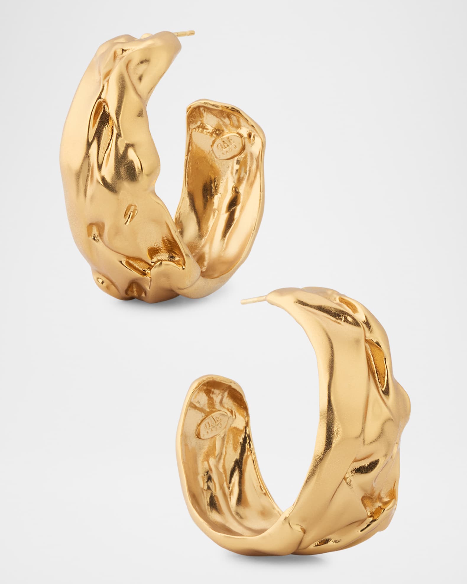 Gas Bijoux Compression Hoop Earrings | Neiman Marcus