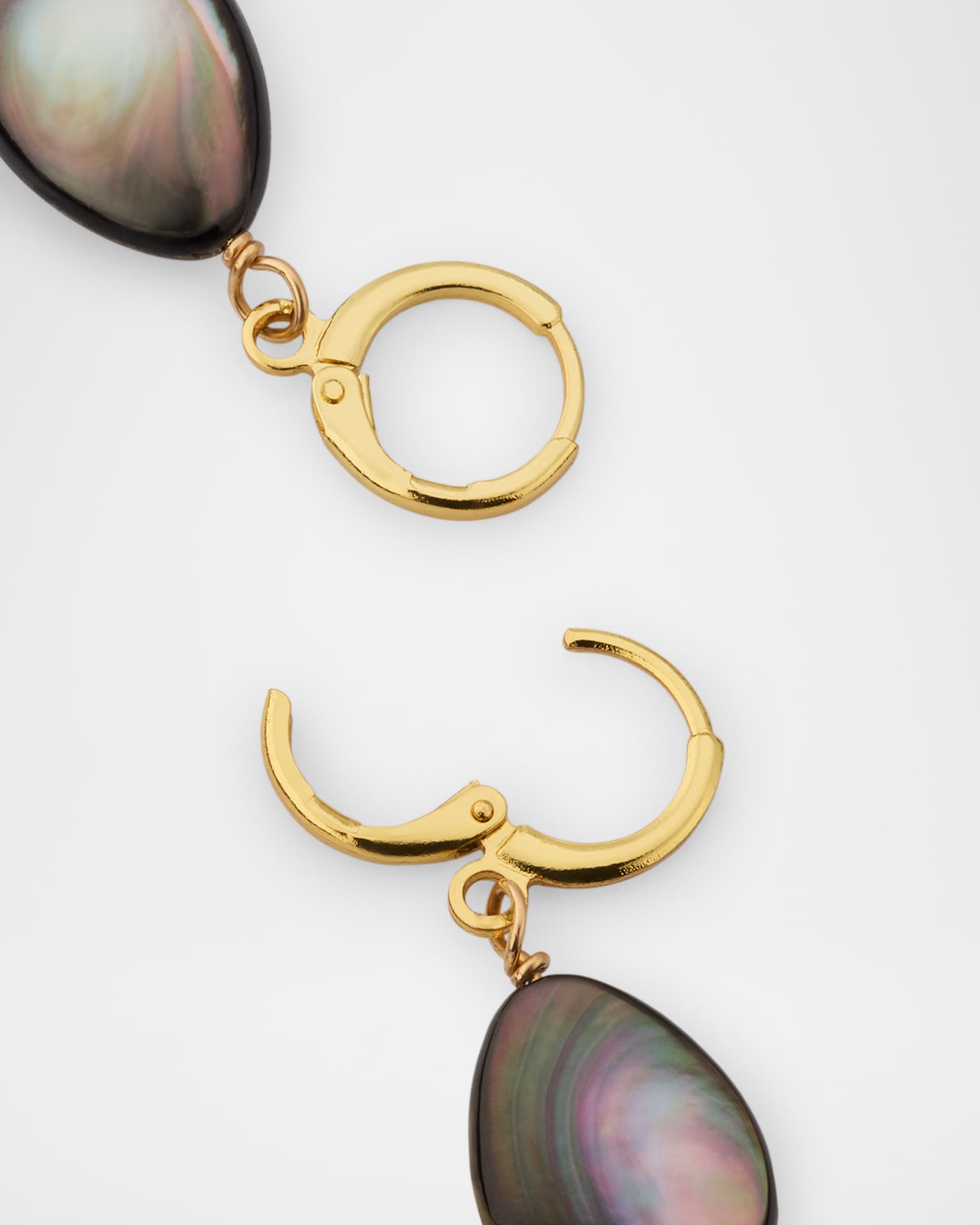 Margo Morrison 14K Yellow Gold Cultured Pearl Double-Drop Earrings ...