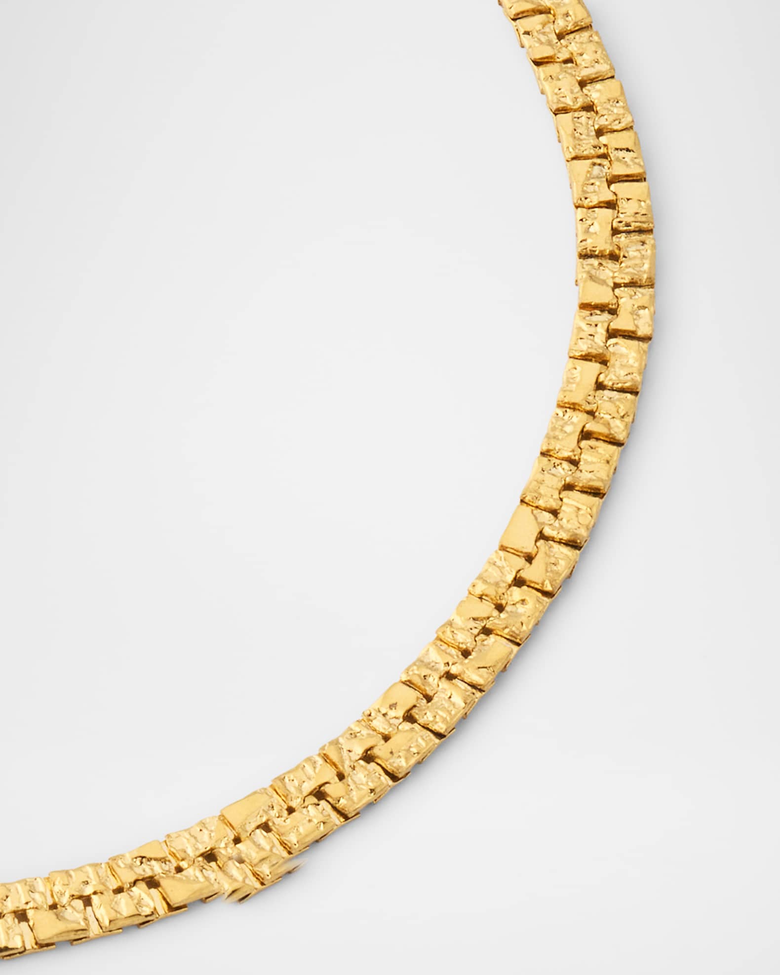 Devon Leigh Textured Sparkle Chain Necklace | Neiman Marcus