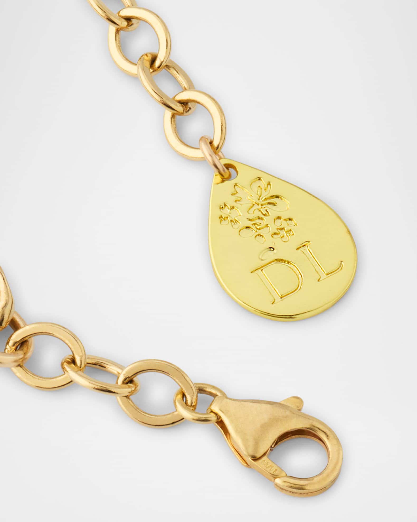 Devon Leigh Double Strand Link Accent Chain Necklace | Neiman Marcus