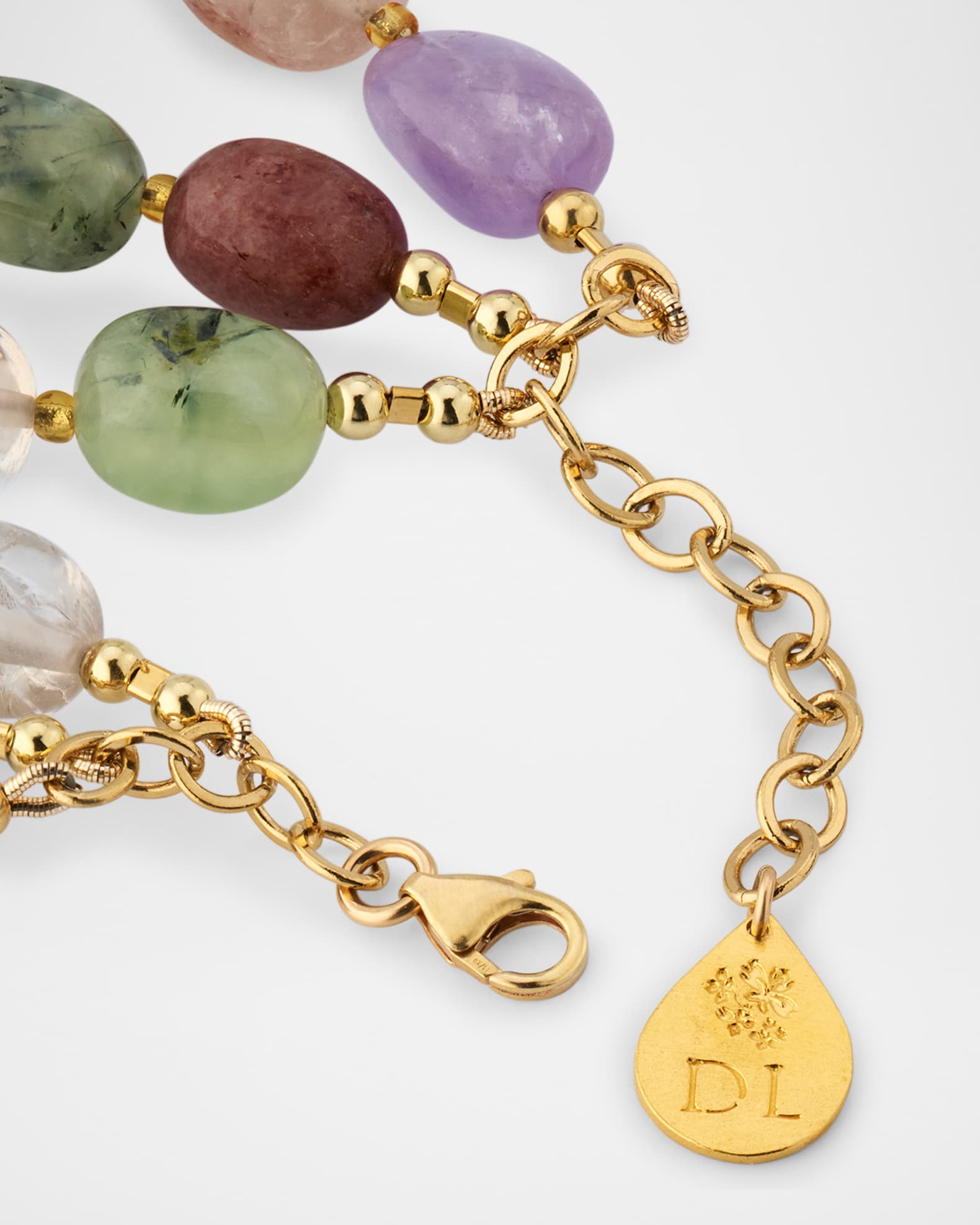 Devon Leigh Multistone Multistrand Collar Necklace | Neiman Marcus