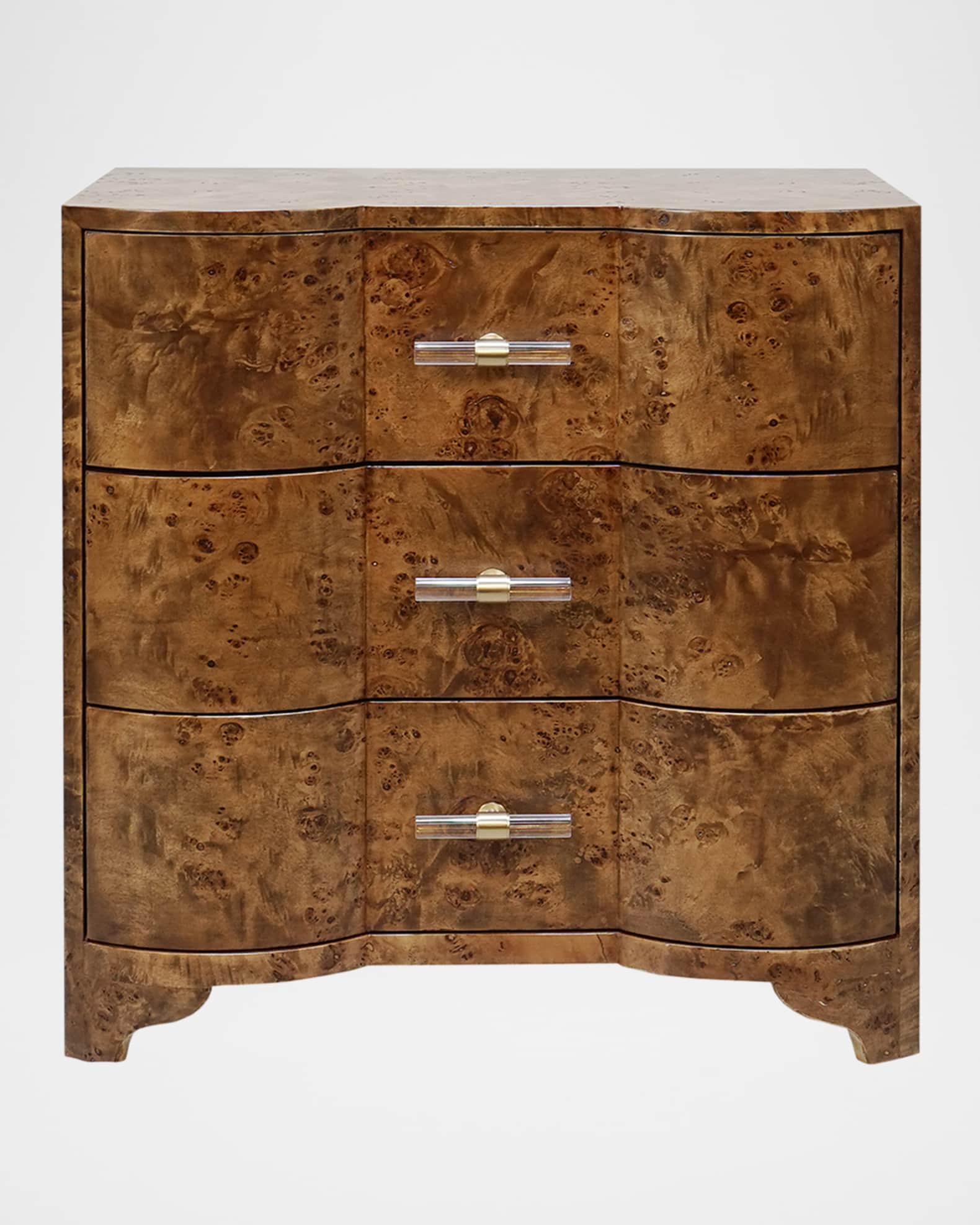 Worlds Away Calvin 3-Drawer Side Table | Neiman Marcus