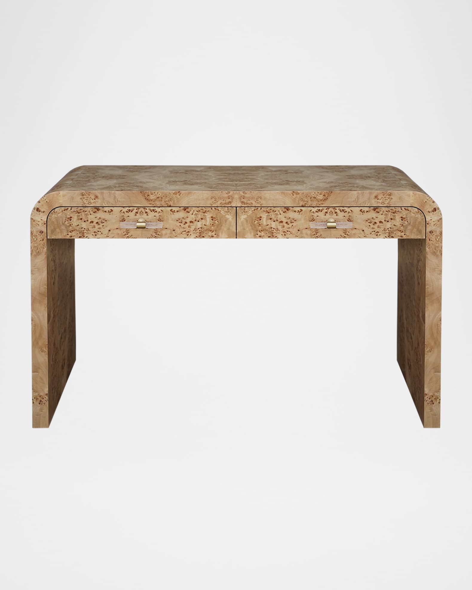Worlds Away Petra Waterfall Edge Desk | Neiman Marcus