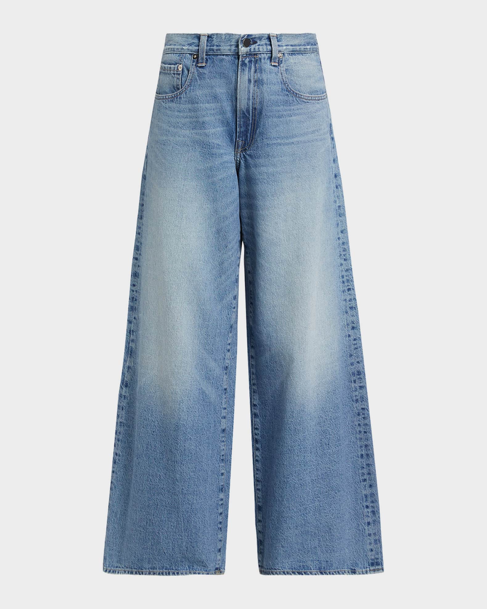 TWP Tiny Dancer Wide-Leg Jeans | Neiman Marcus