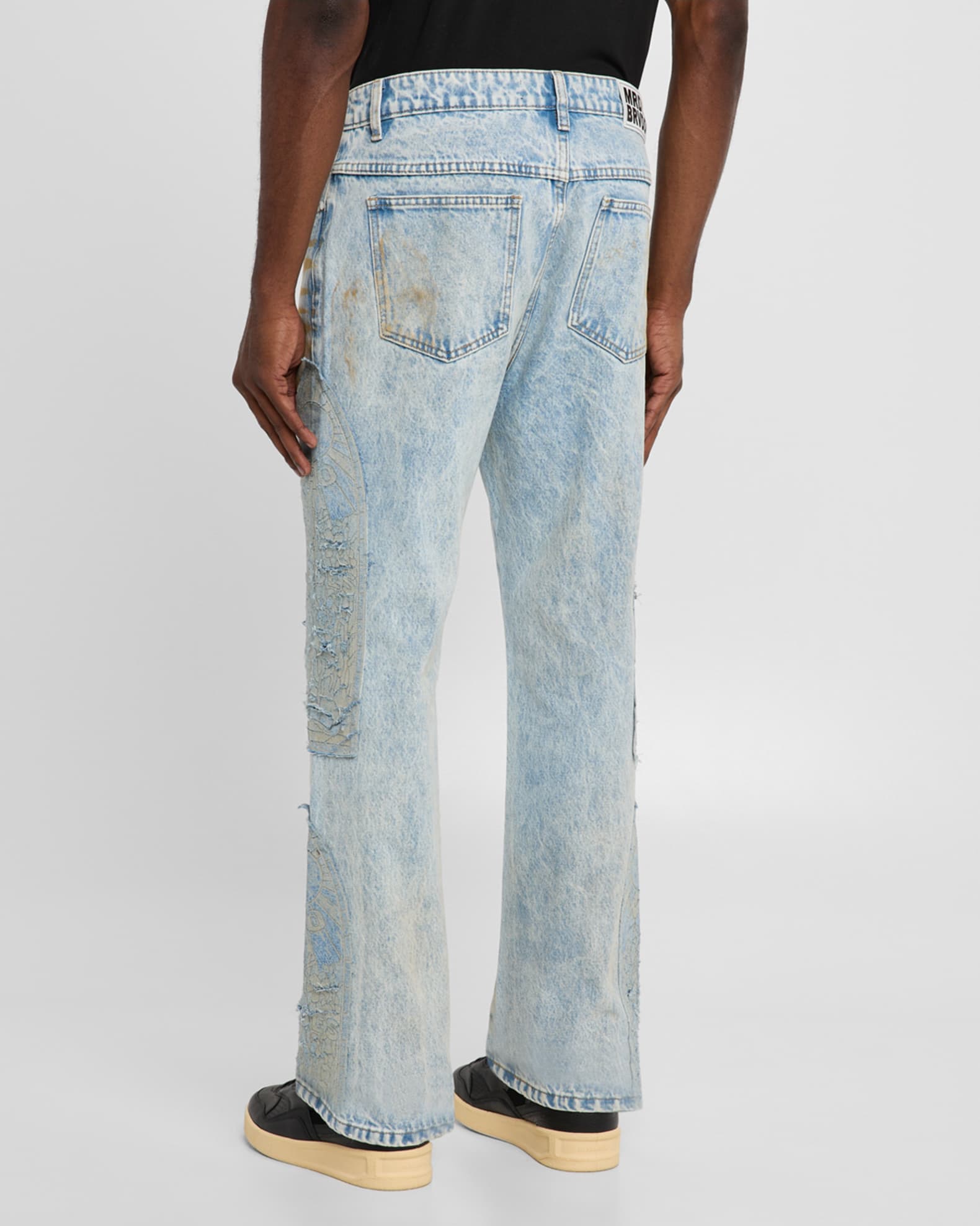 WHO DECIDES WAR Men's Mechanic Signature Denim Jeans | Neiman Marcus