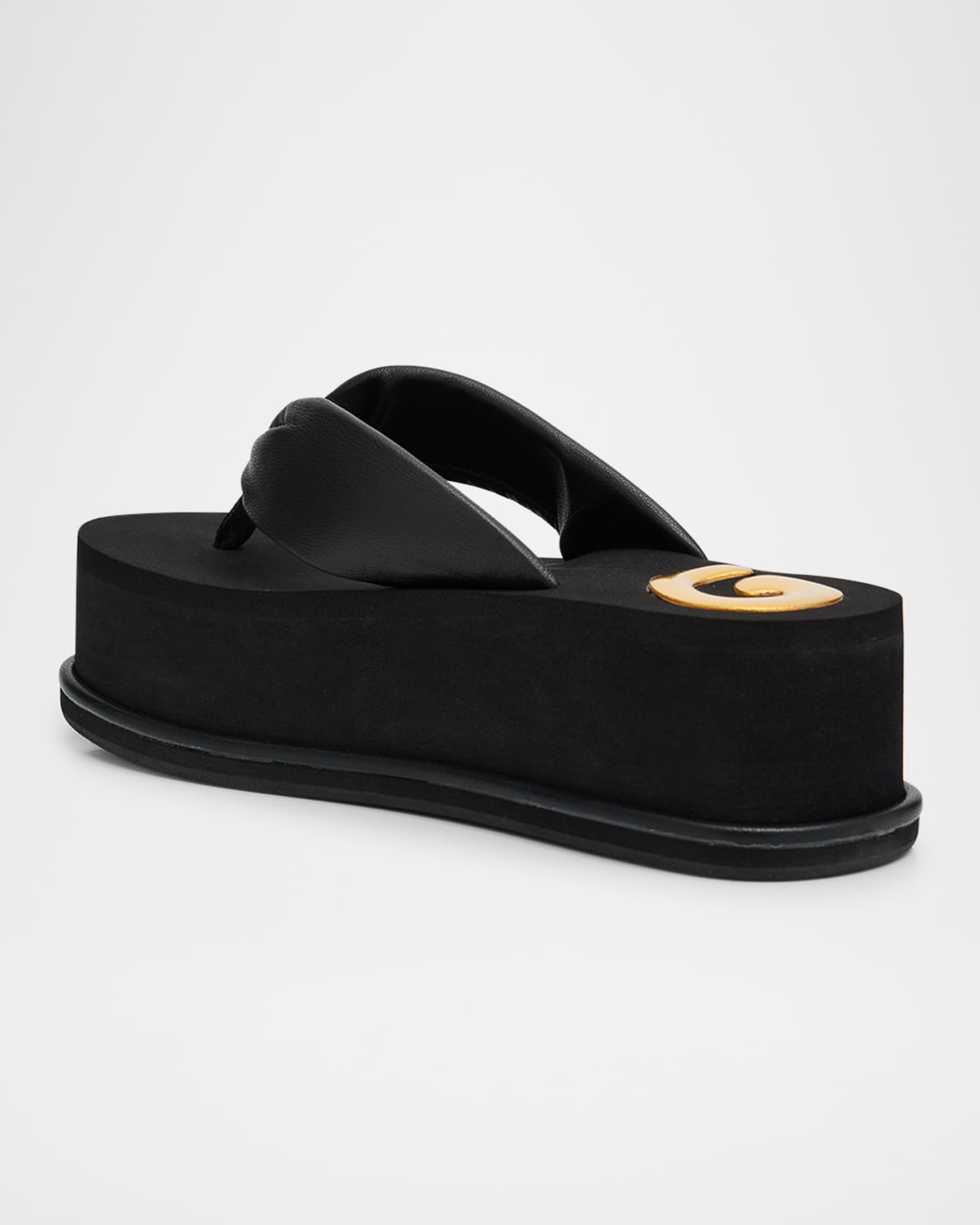 Cult Gaia CG Leather Platforms | Neiman Marcus