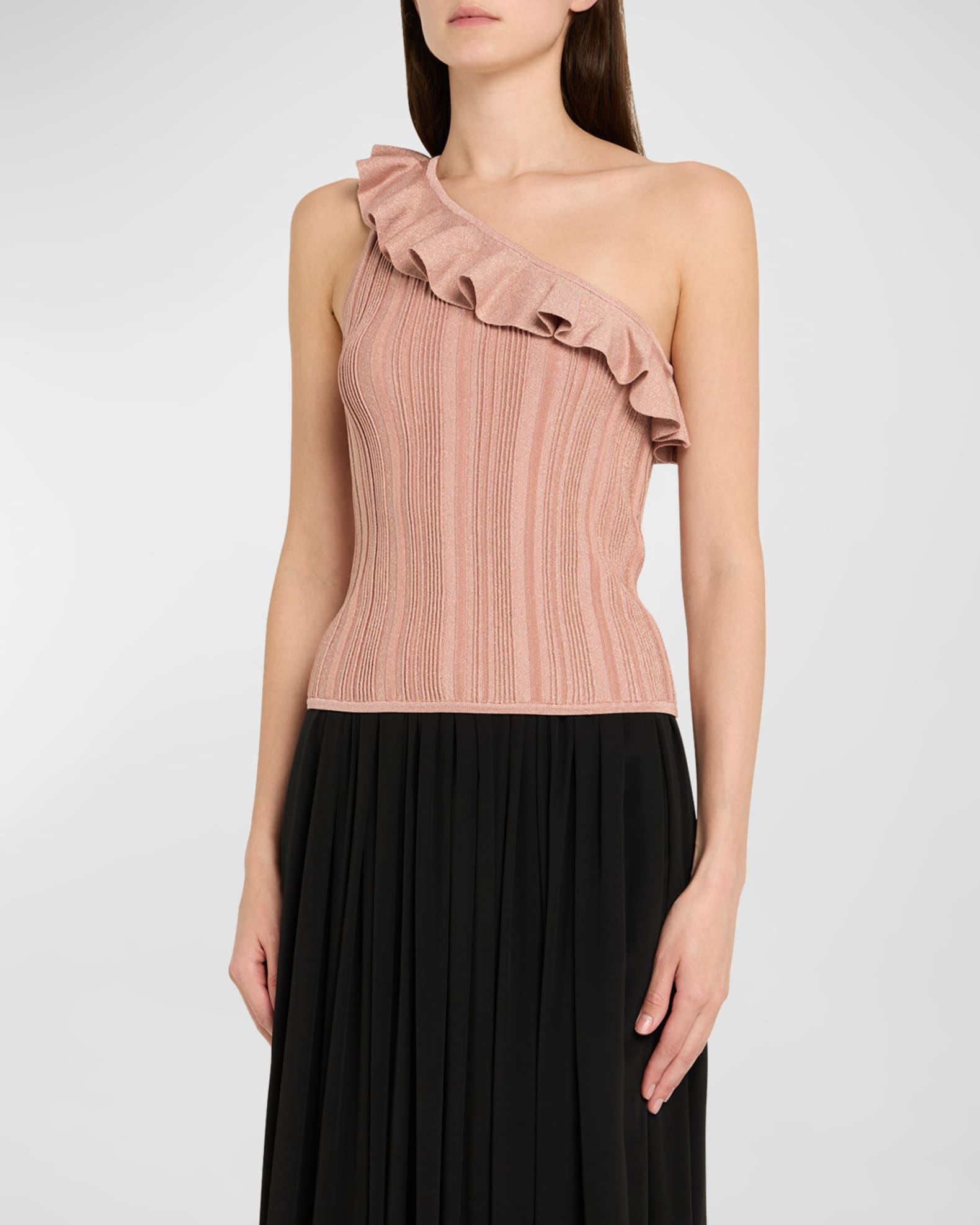 Zimmermann Lucky Metallic Frill Tank Top | Neiman Marcus