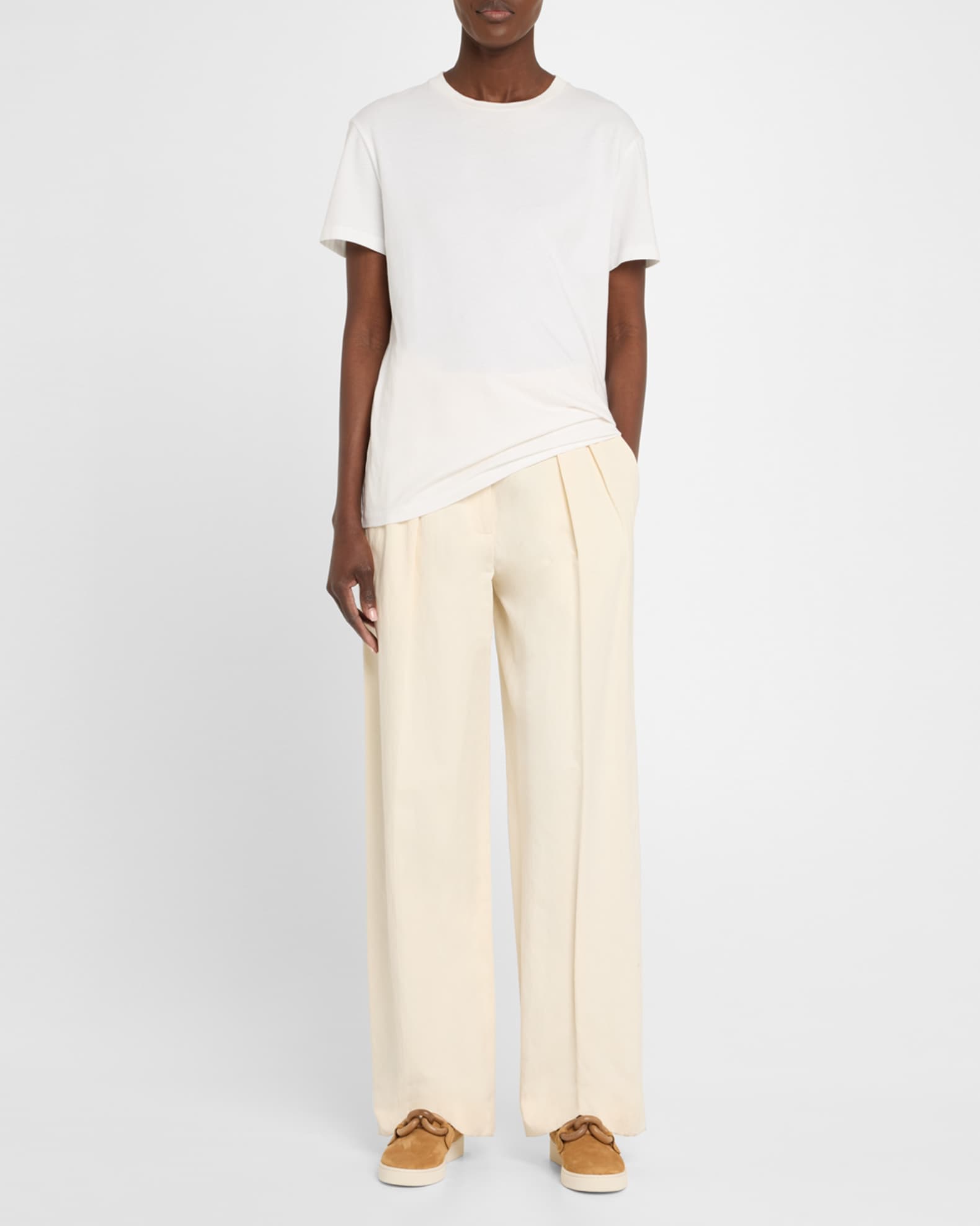 Pedro Garcia Pastora Suede and Wood Slip-On Sneakers | Neiman Marcus