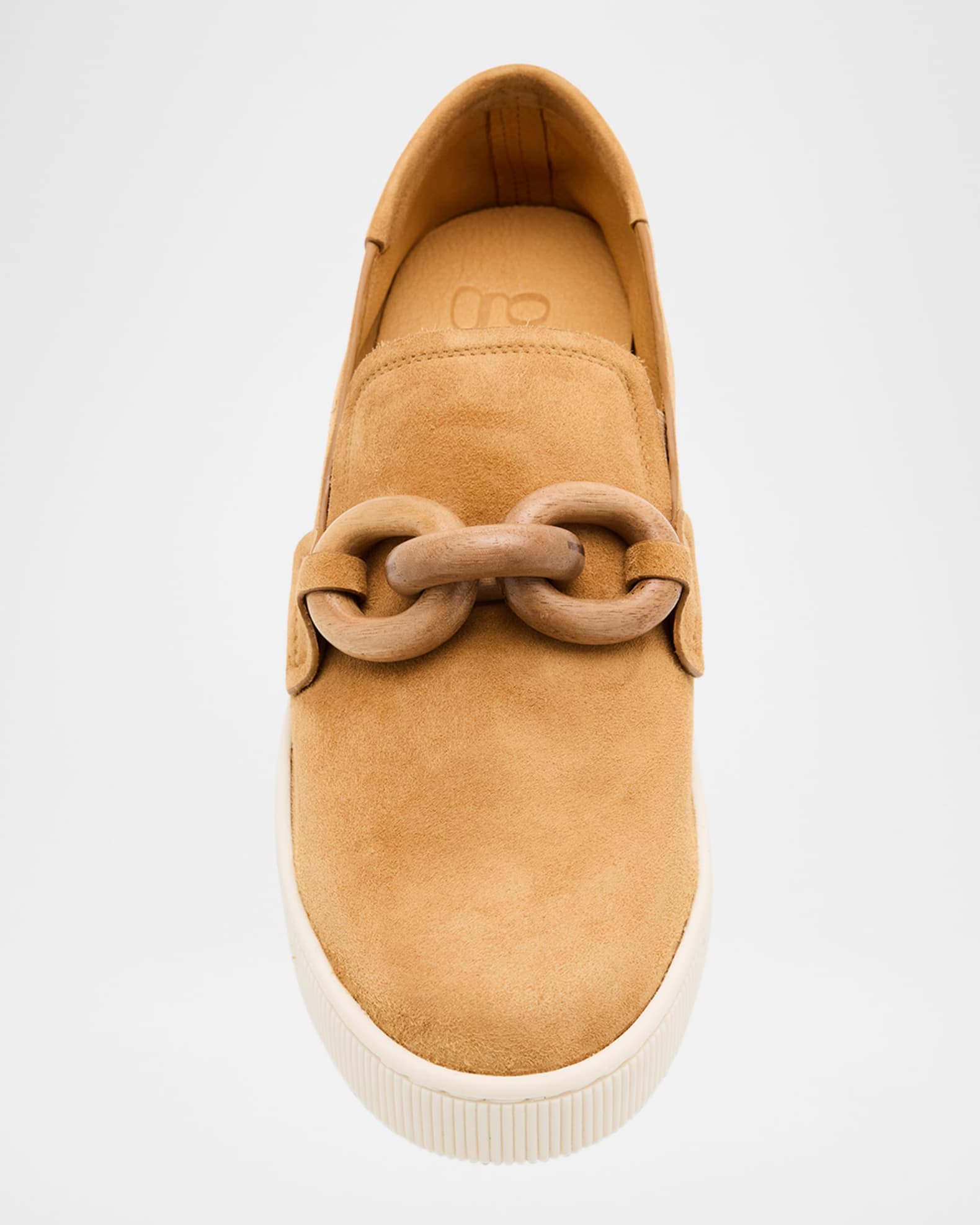 Pedro Garcia Pastora Suede and Wood Slip-On Sneakers | Neiman Marcus