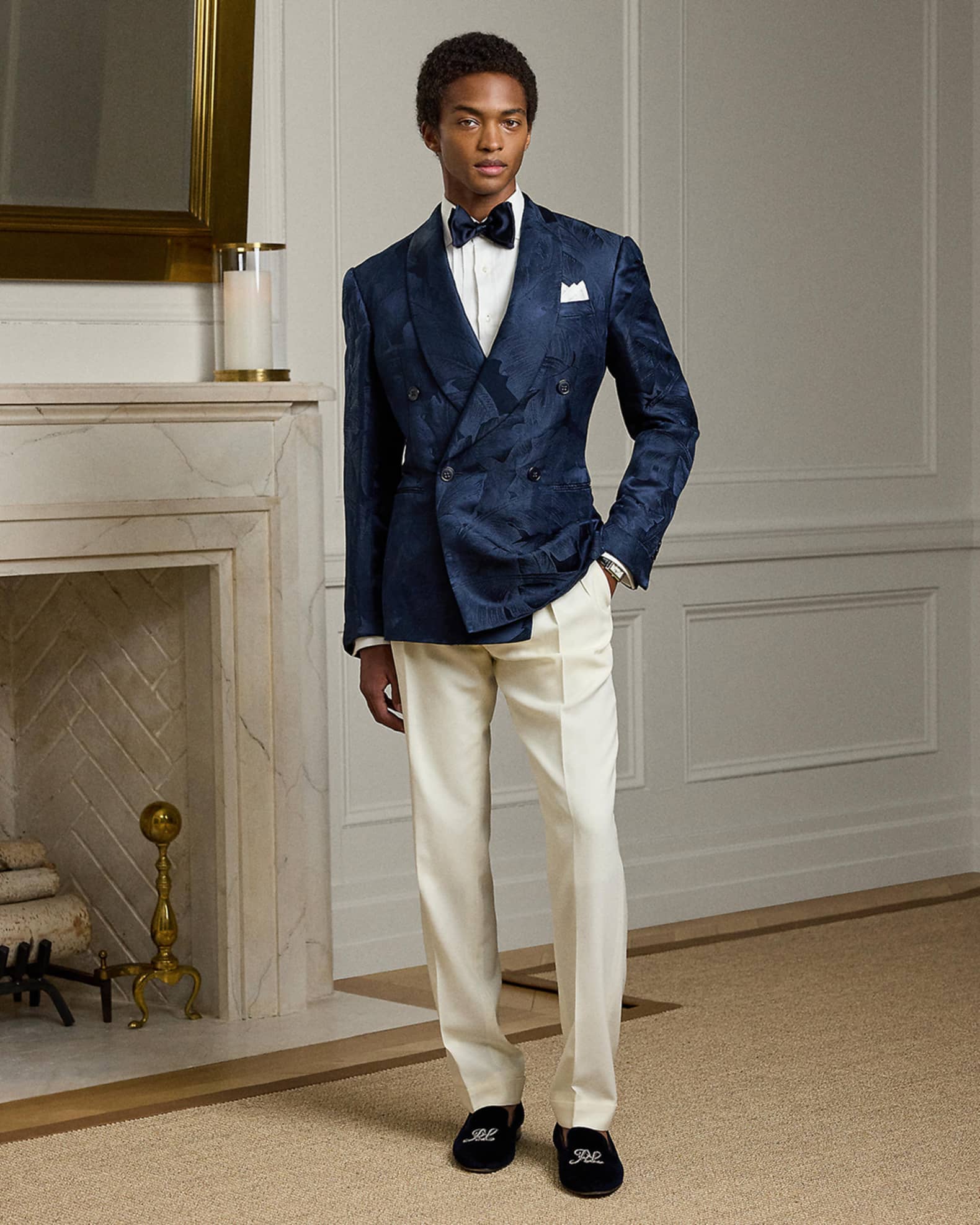 Ralph Lauren Purple Label Men's NM X RL Gregory Handmade Wool Trousers ...