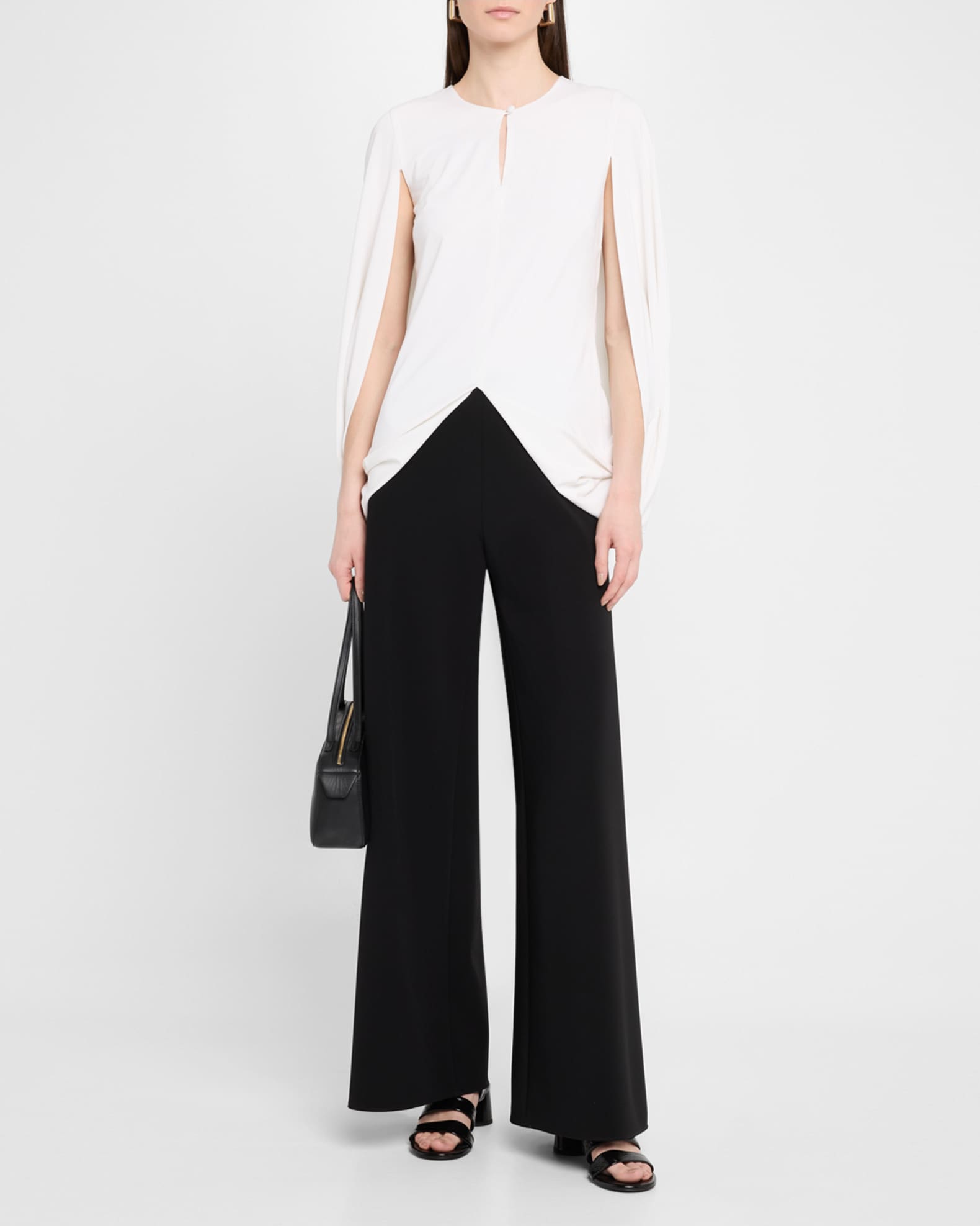 Rosetta Getty Folded Cape Top | Neiman Marcus