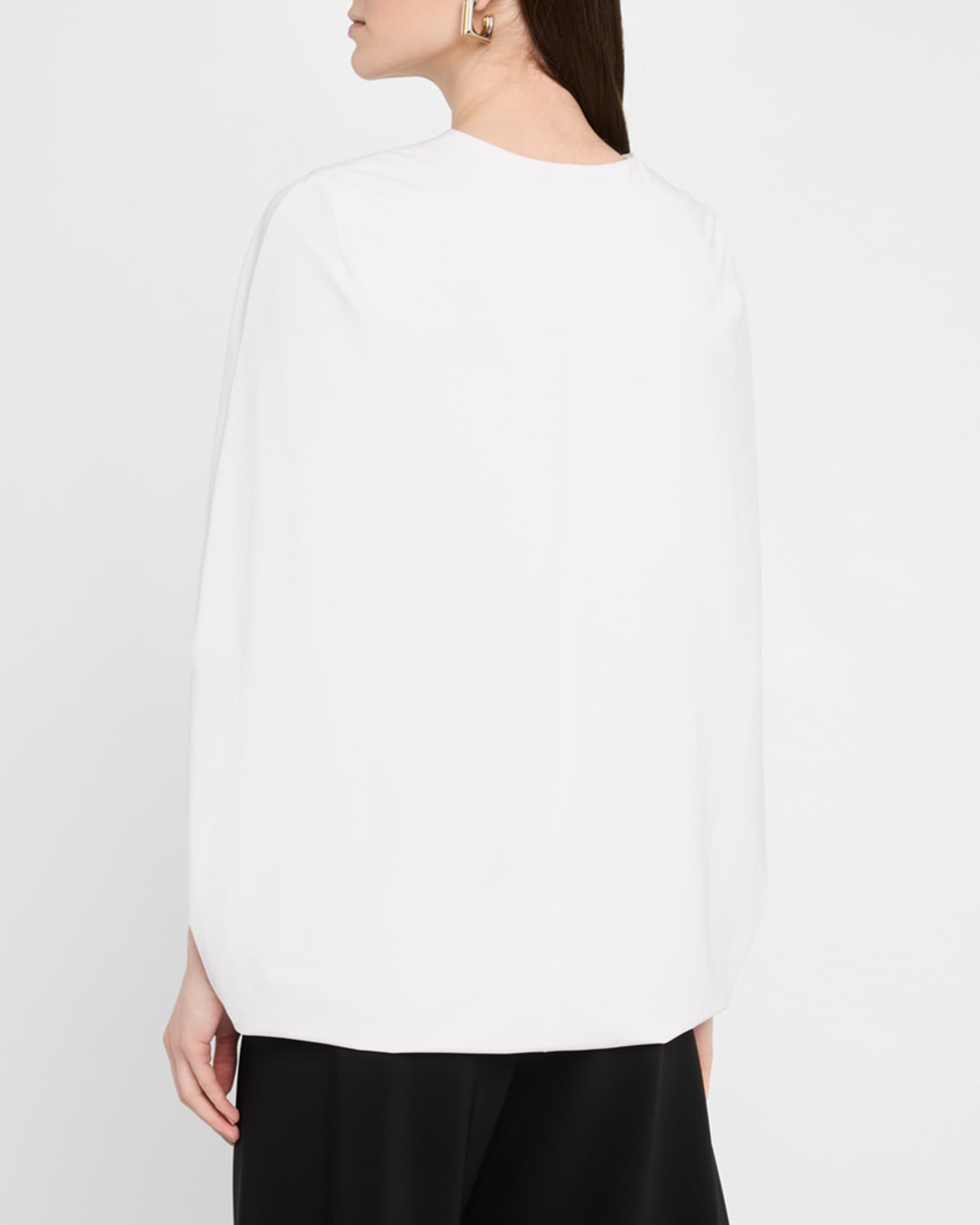 Rosetta Getty Folded Cape Top | Neiman Marcus