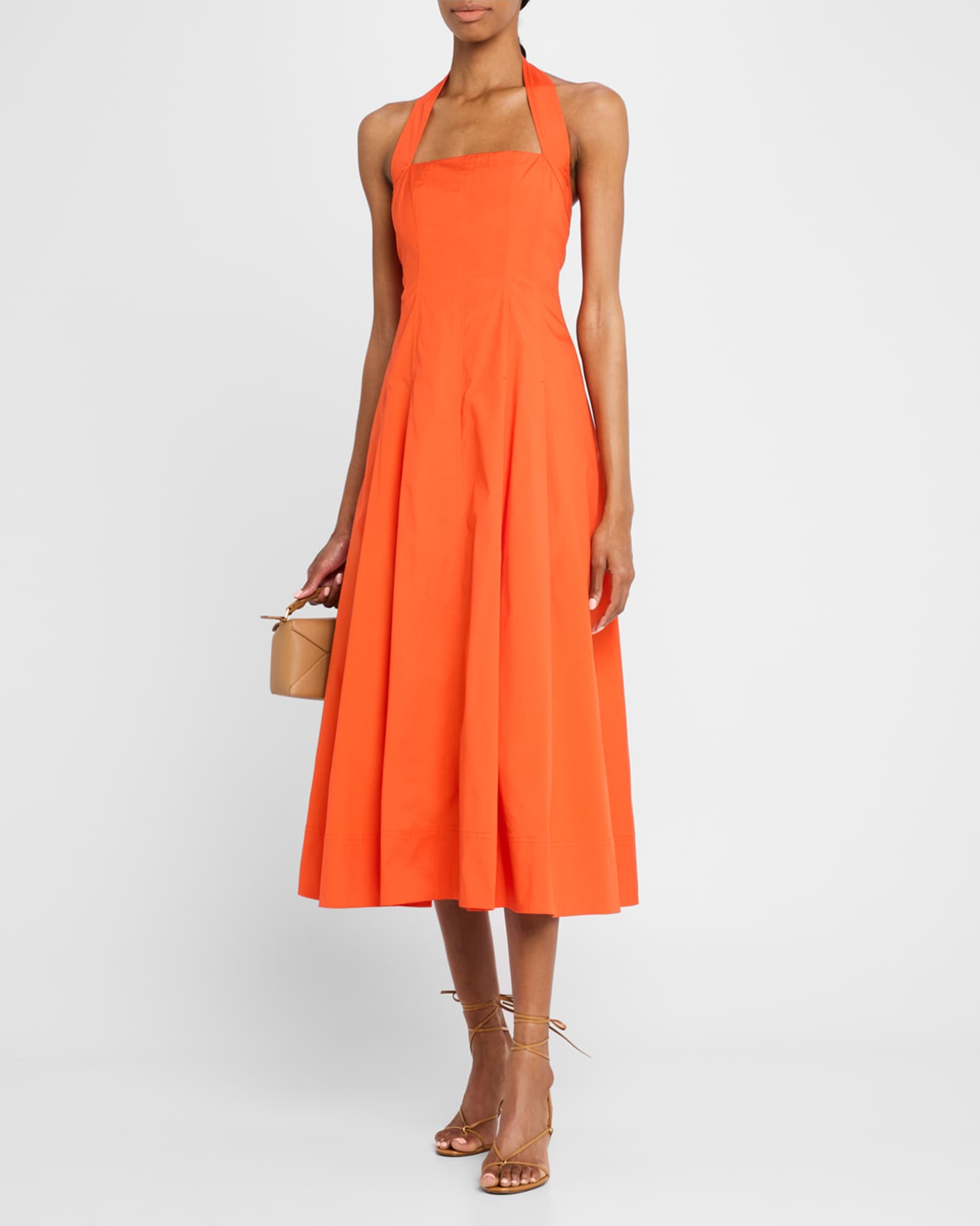 A.L.C. Natalie Halter Midi Dress | Neiman Marcus