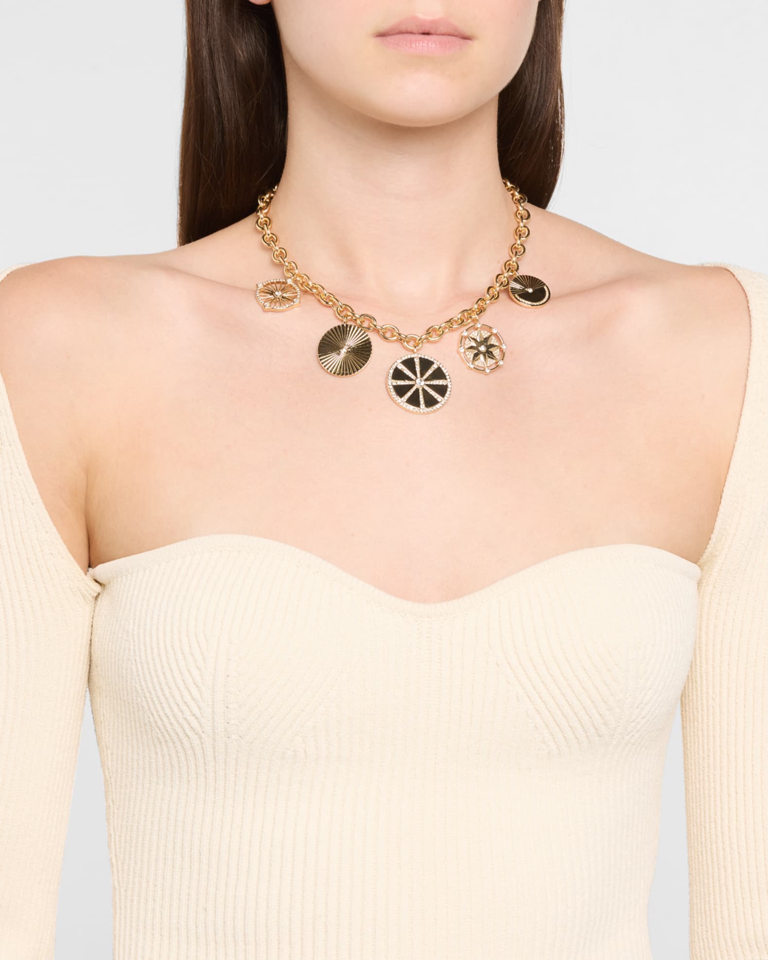 BaubleBar Galia Statement Charm Necklace | Neiman Marcus