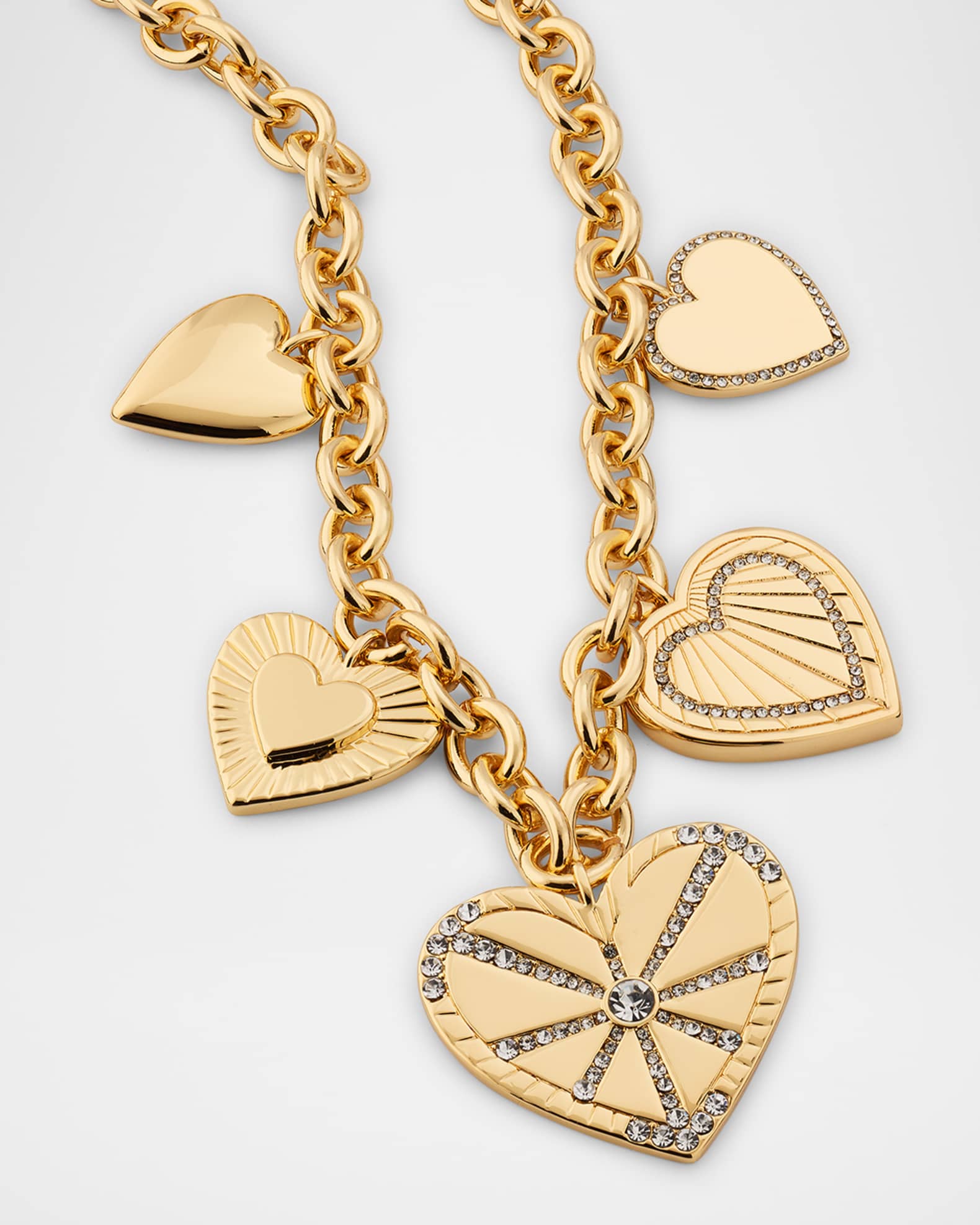 BaubleBar Heart Burst Statement Charm Necklace | Neiman Marcus